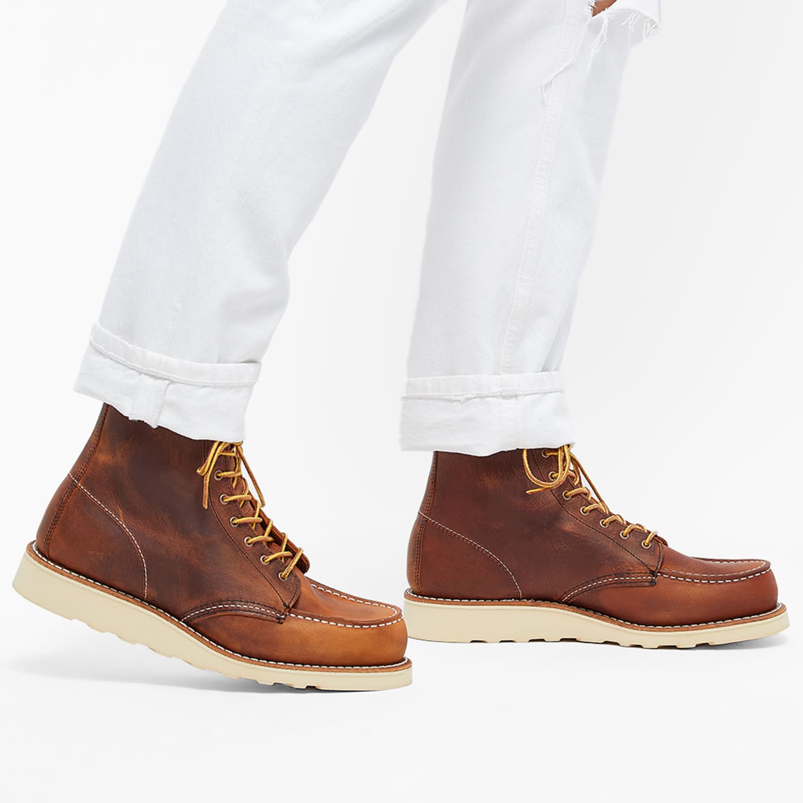 Red Wing Women's Heritage 6" Moc Toe Boot Copper Rough & Tough | END. (DK)