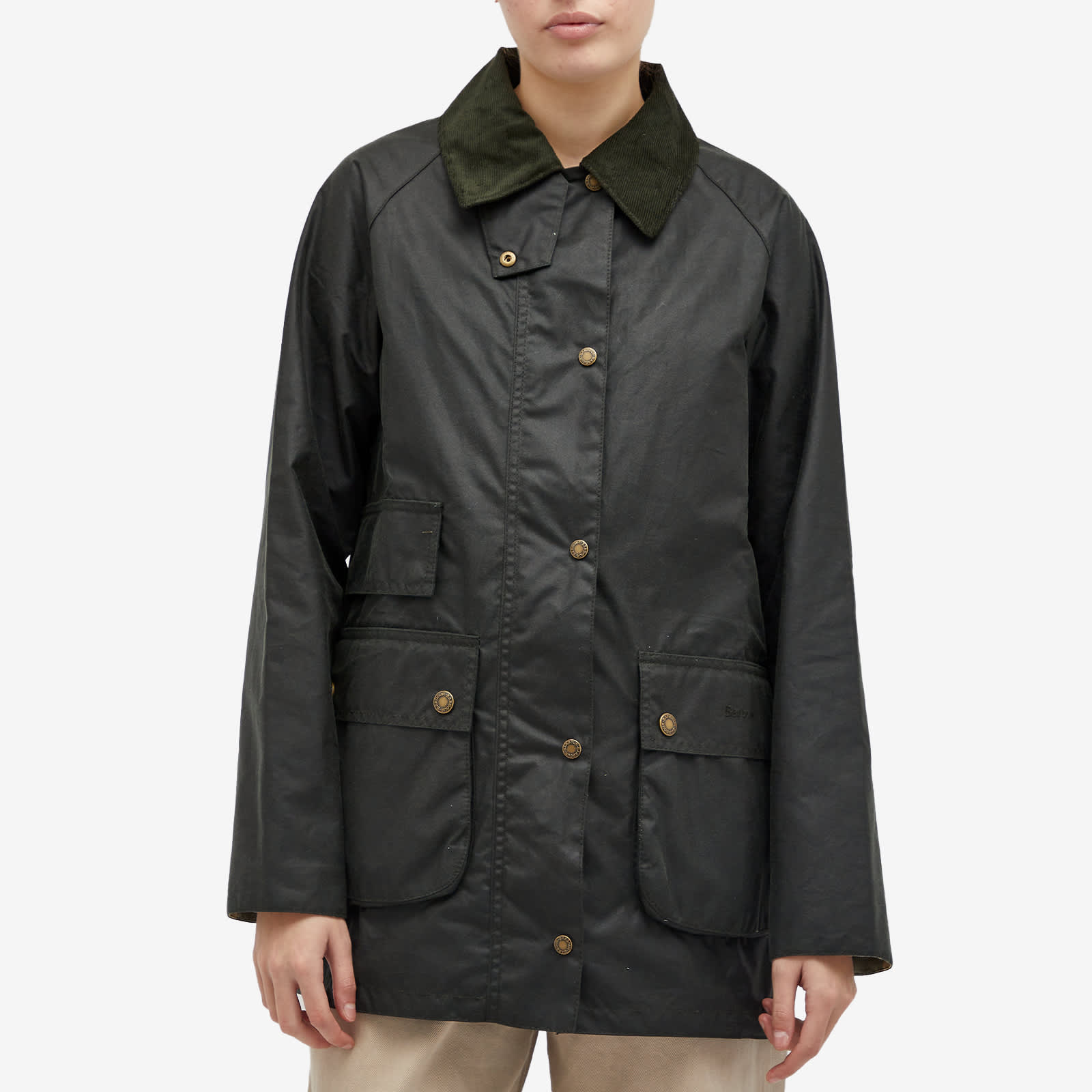 Barbour Tain Wax Jacket Sage & Ancient | END. (HK)