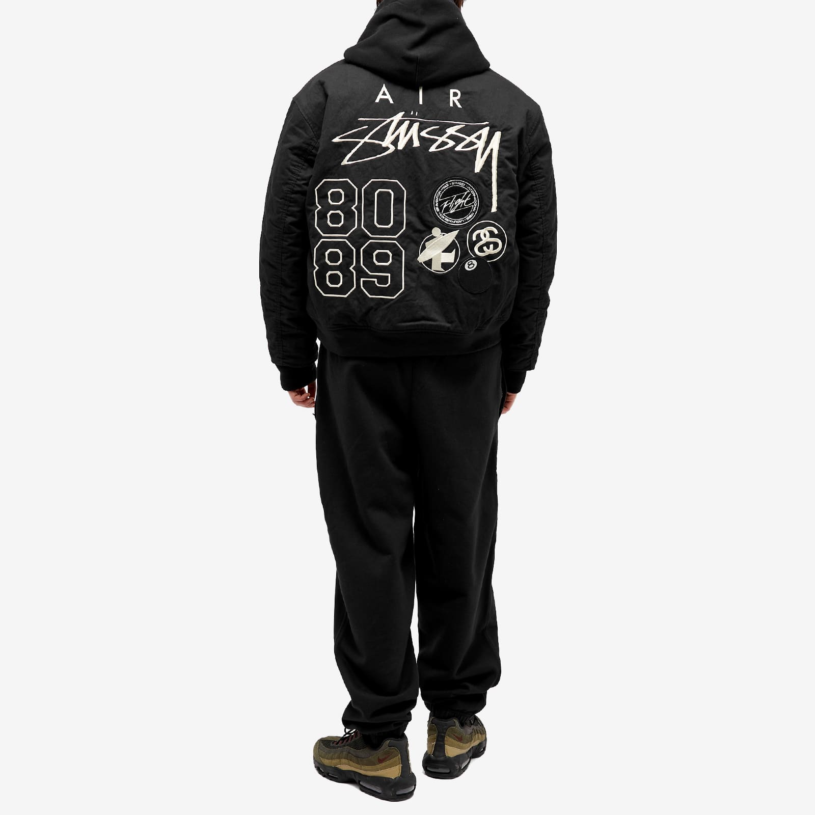 Nike x Stussy Jacket Black & Sail | END. (KR)