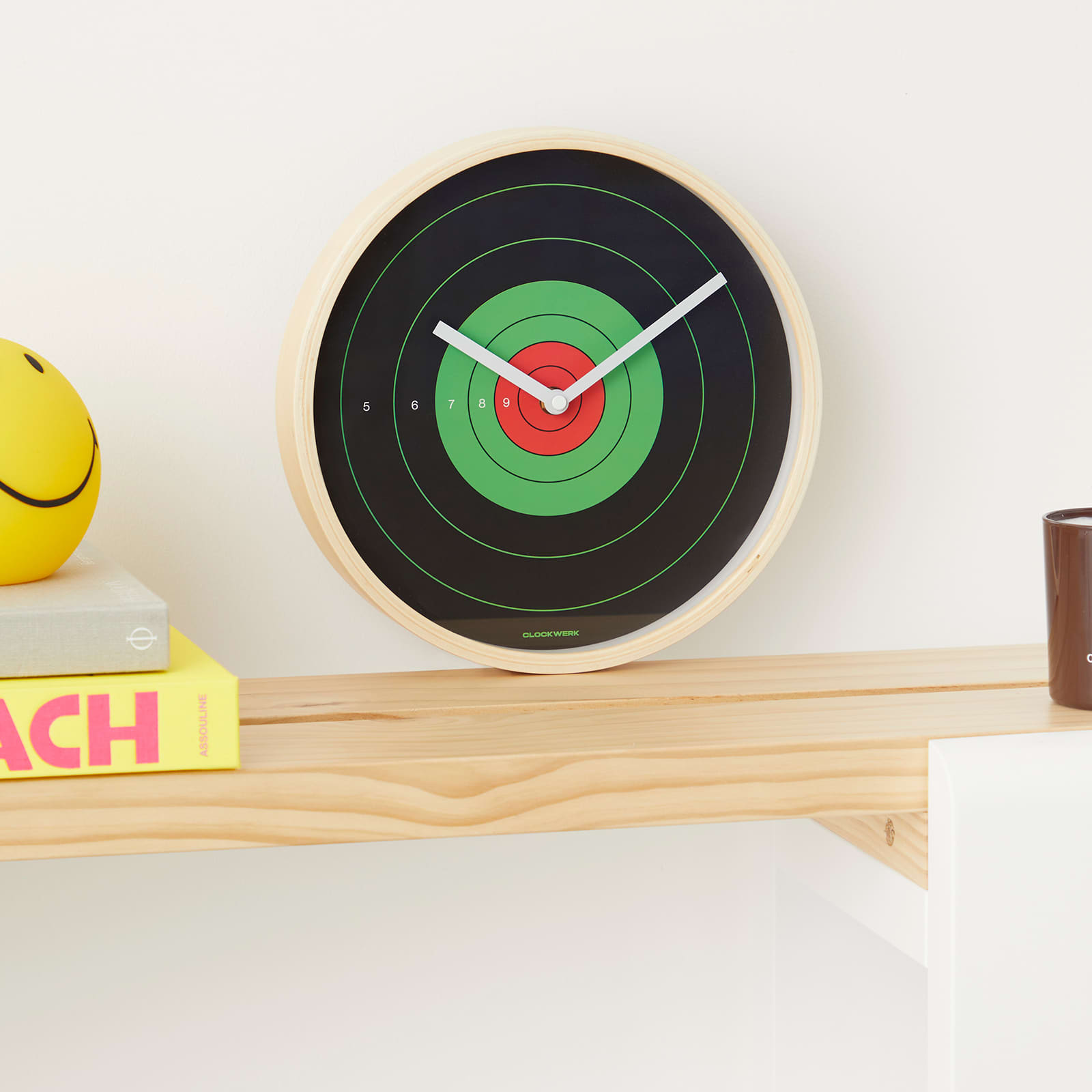 Clockwerk Target Clock Electric Green | END. (CA)