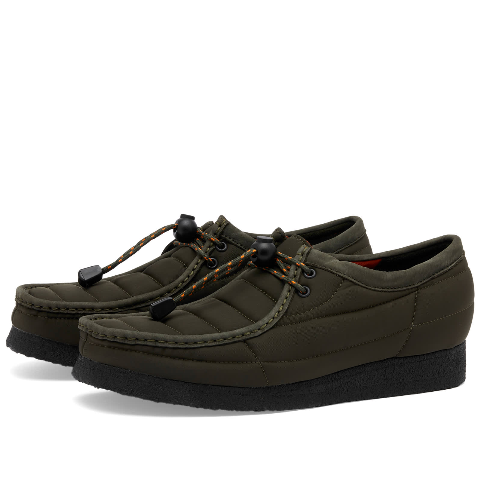 Clarks Originals Wallabee Khaki Quilted | END. (GB)