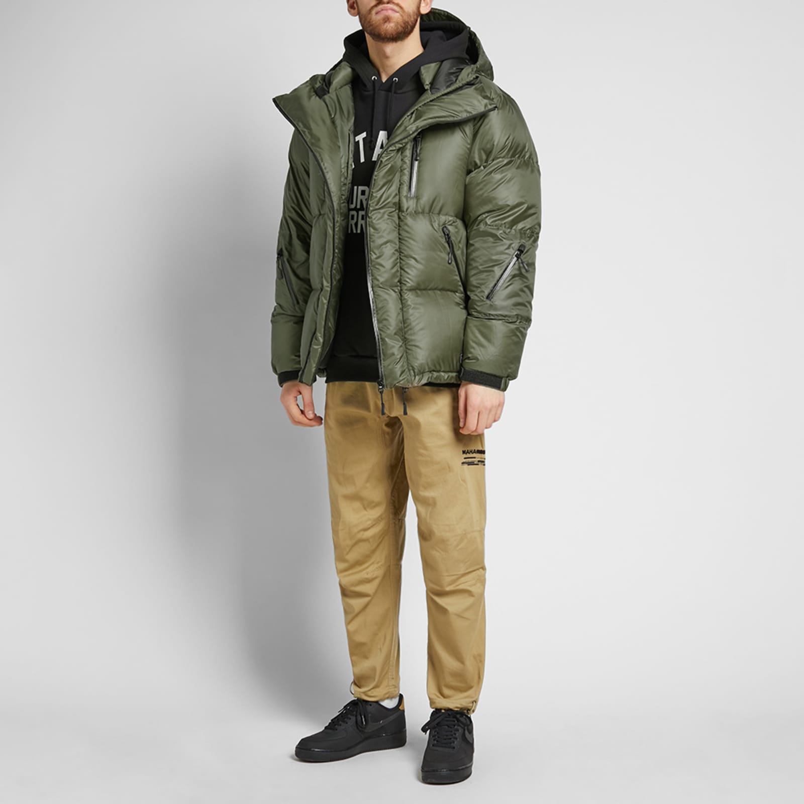 Neighborhood DEJ Down Jacket Olive Drab | END.