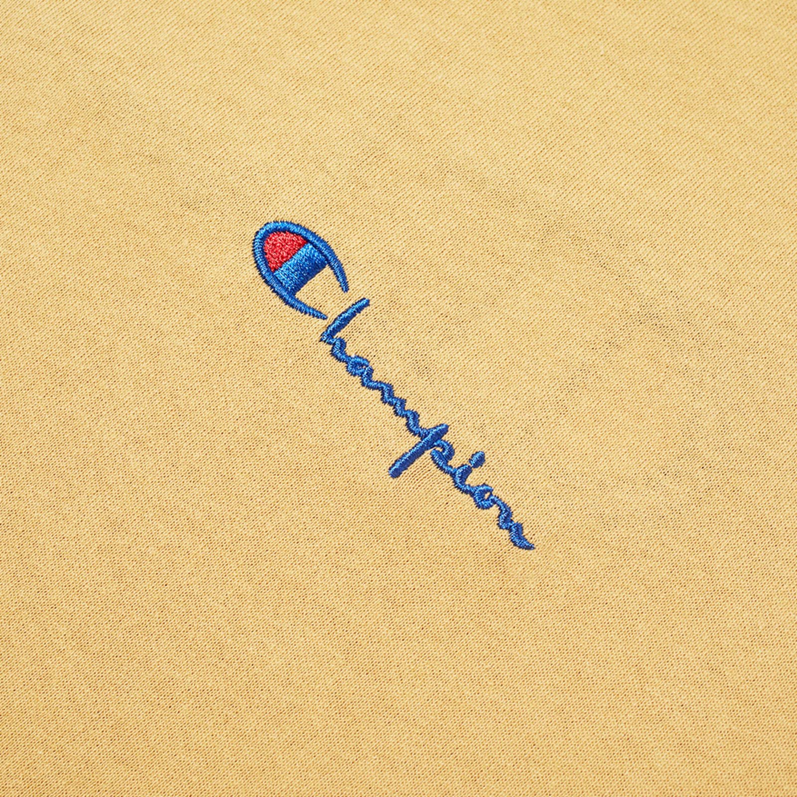 Champion Reverse Weave Script Back Logo T-Shirt Prairie Sand | END.