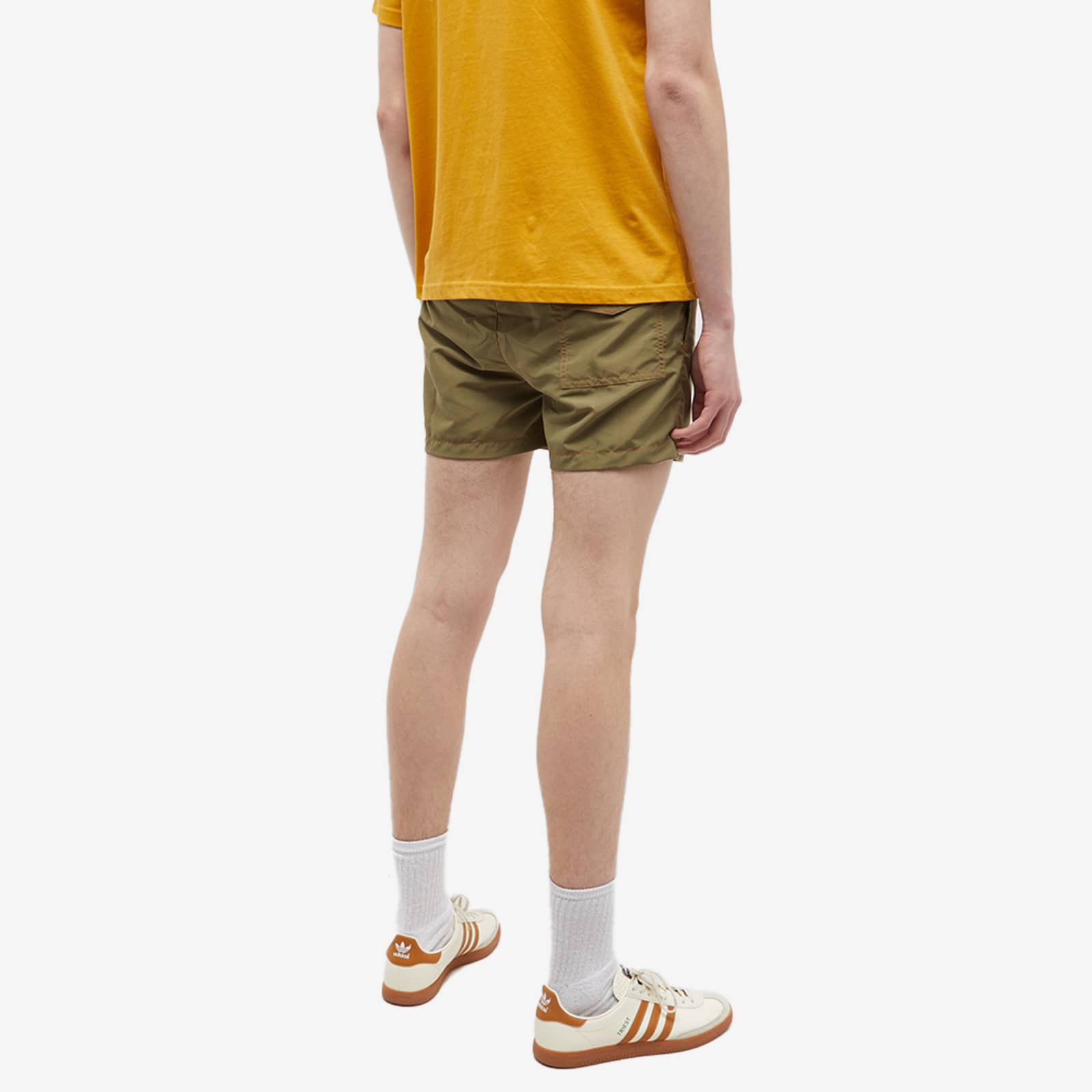 Paul Smith Happy Swim Shorts Brown & Orange | END.