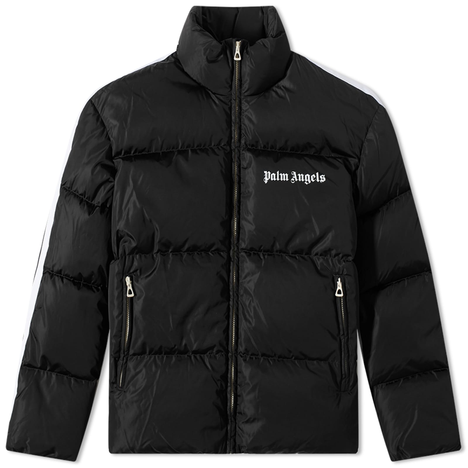 Palm Angels Track Down Jacket Black & White | END.