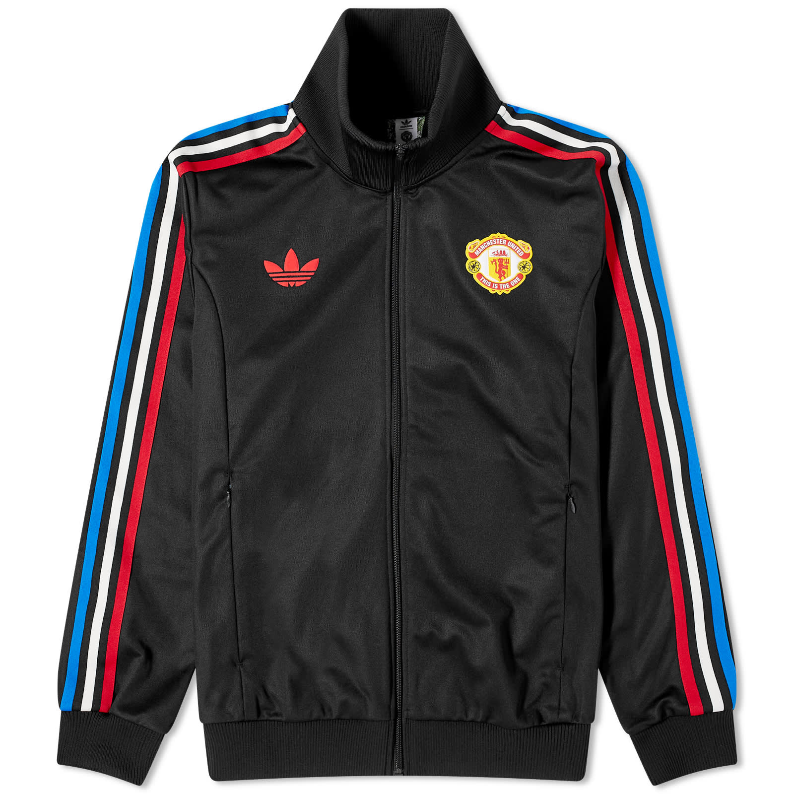 Adidas x MUFC x The Stone Roses Track Top Black | END. (GB)