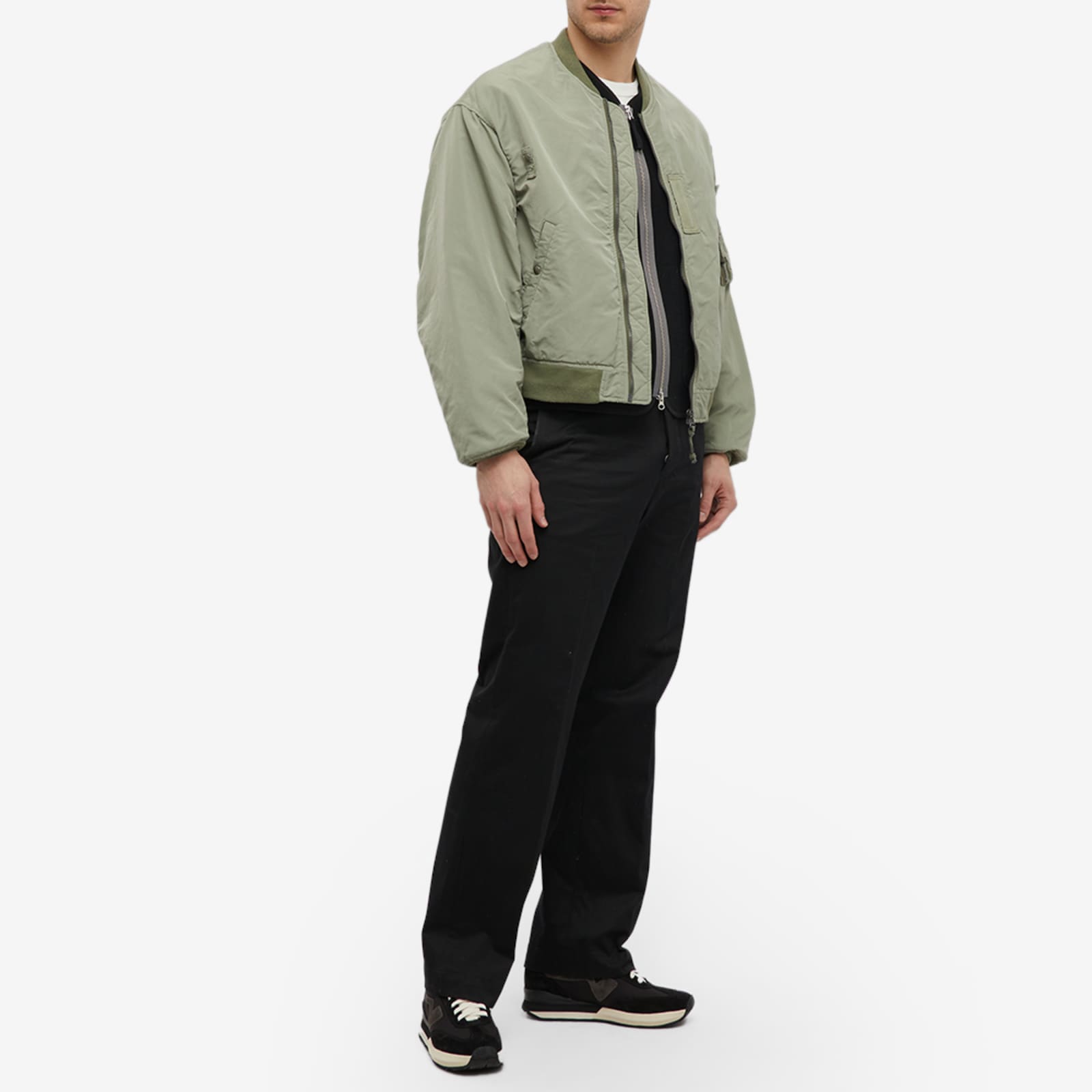 Visvim Thorson III Bomber Jacket Light Green | END. (AU)
