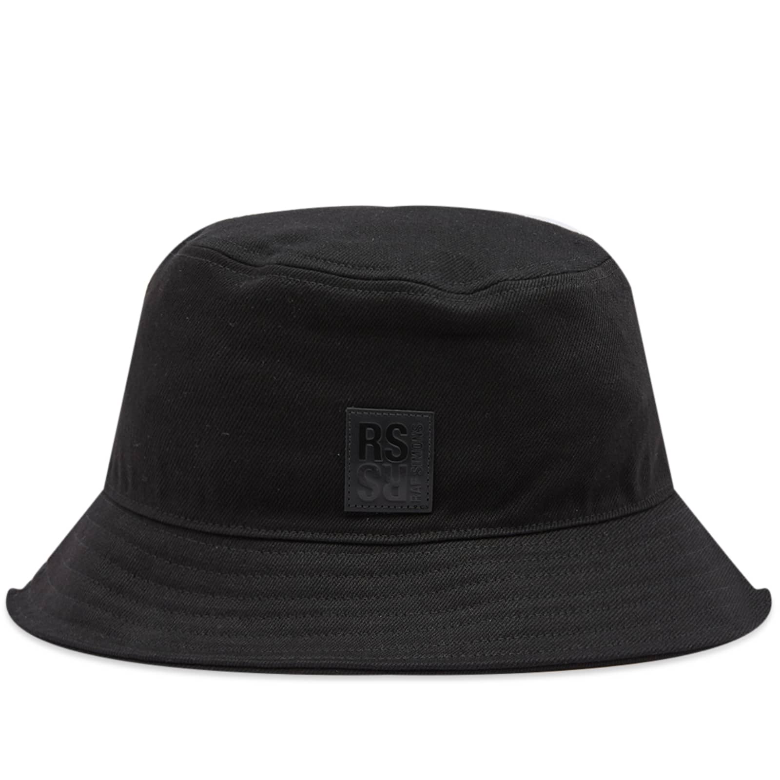 Raf Simons Leather Patch Bucket Hat Black | END. (AR)