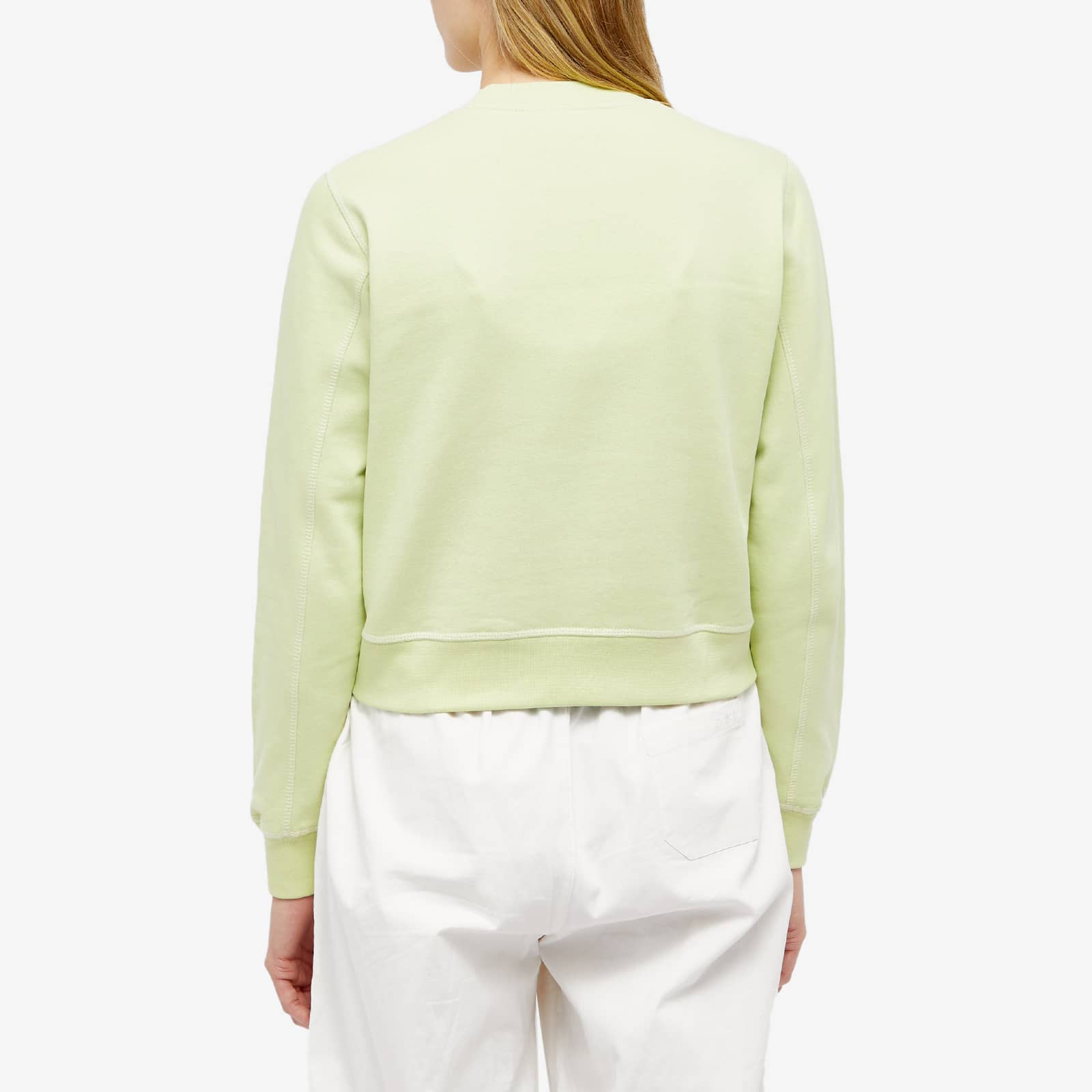 GANNI Isoli Ganni Rock Crew Sweat Lily Green | END. (KR)