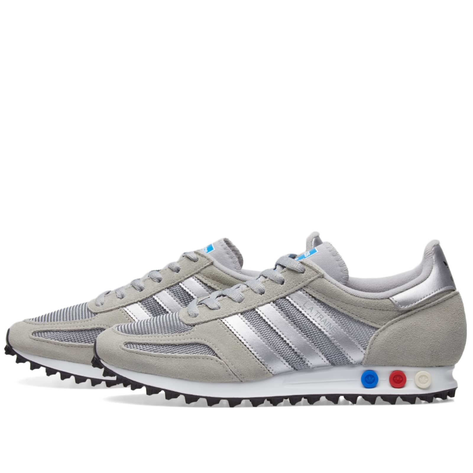 Adidas LA Trainer Grey, Metallic Silver & White | END. (GB)