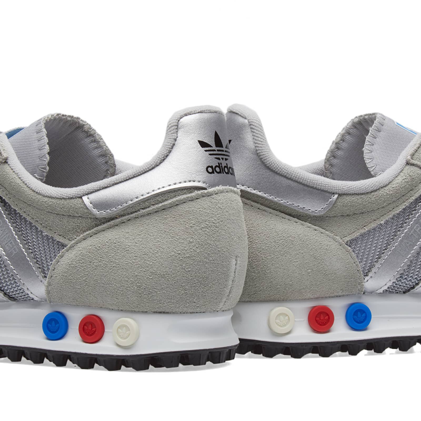 Adidas LA Trainer Grey, Metallic Silver & White | END. (GB)