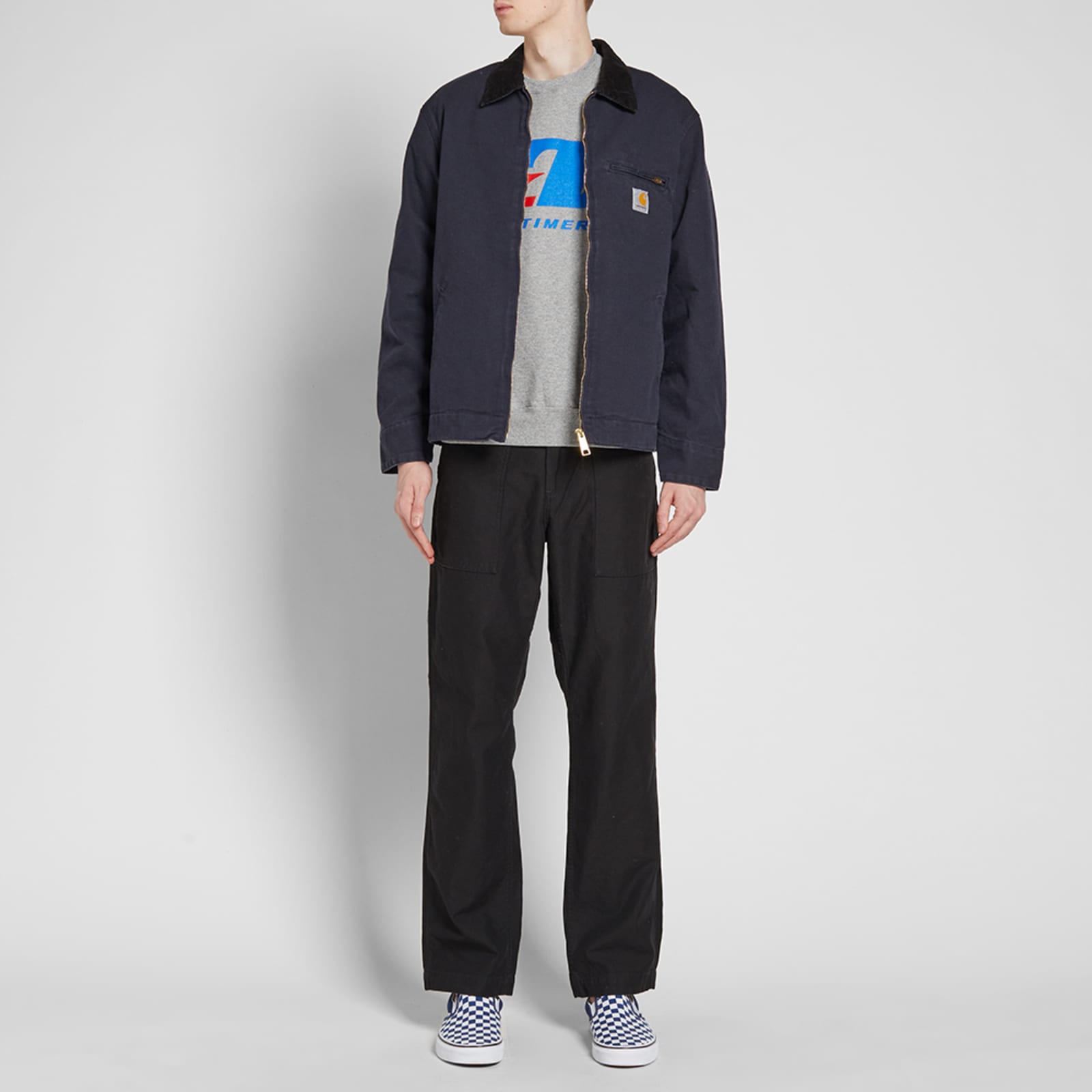 Alltimers Russ Crew Heather Grey | END.