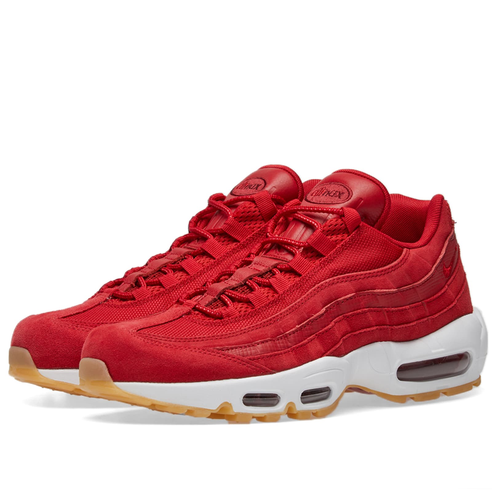 Nike Air Max 95 Premium Gym Red & White | END. (GB)