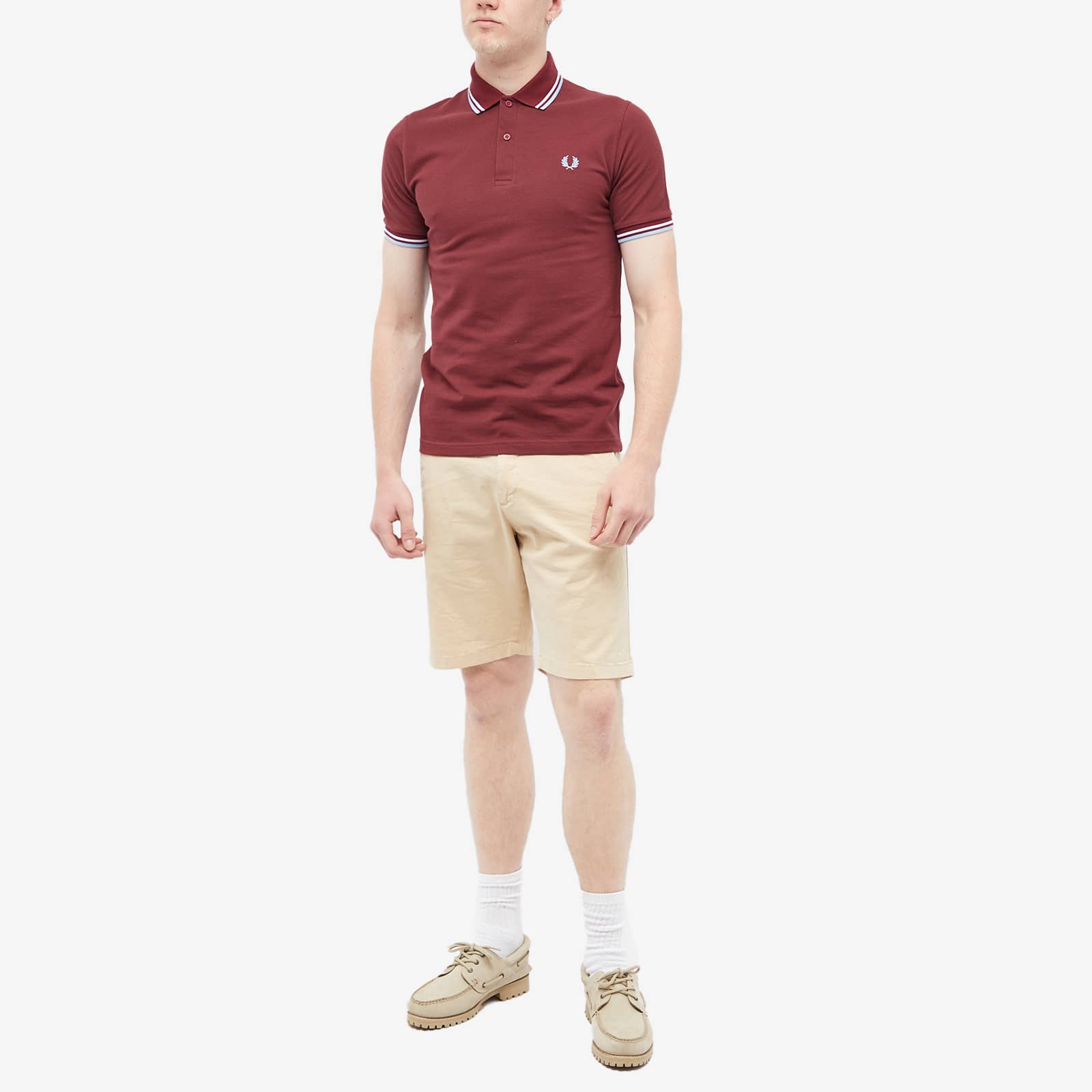 Fred Perry Original T Maroon, White & Ice | END. (US)