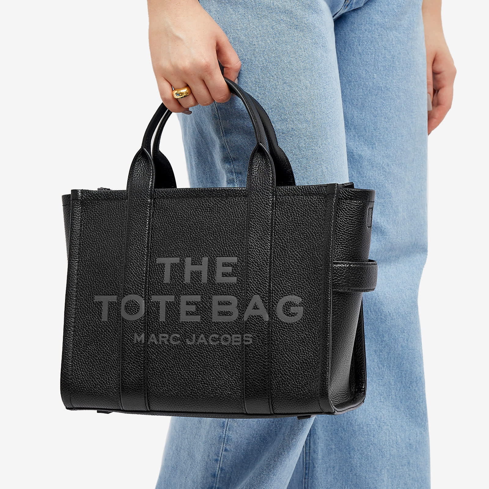 Marc Jacobs The Medium Tote Leather Black | END. (GB)