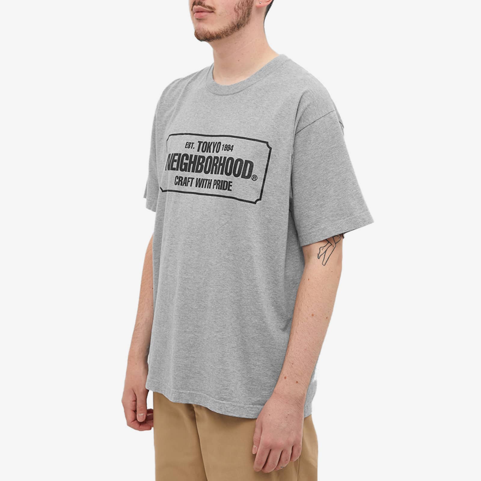 Neighborhood NH-1 T-Shirt Grey | END. (GB)