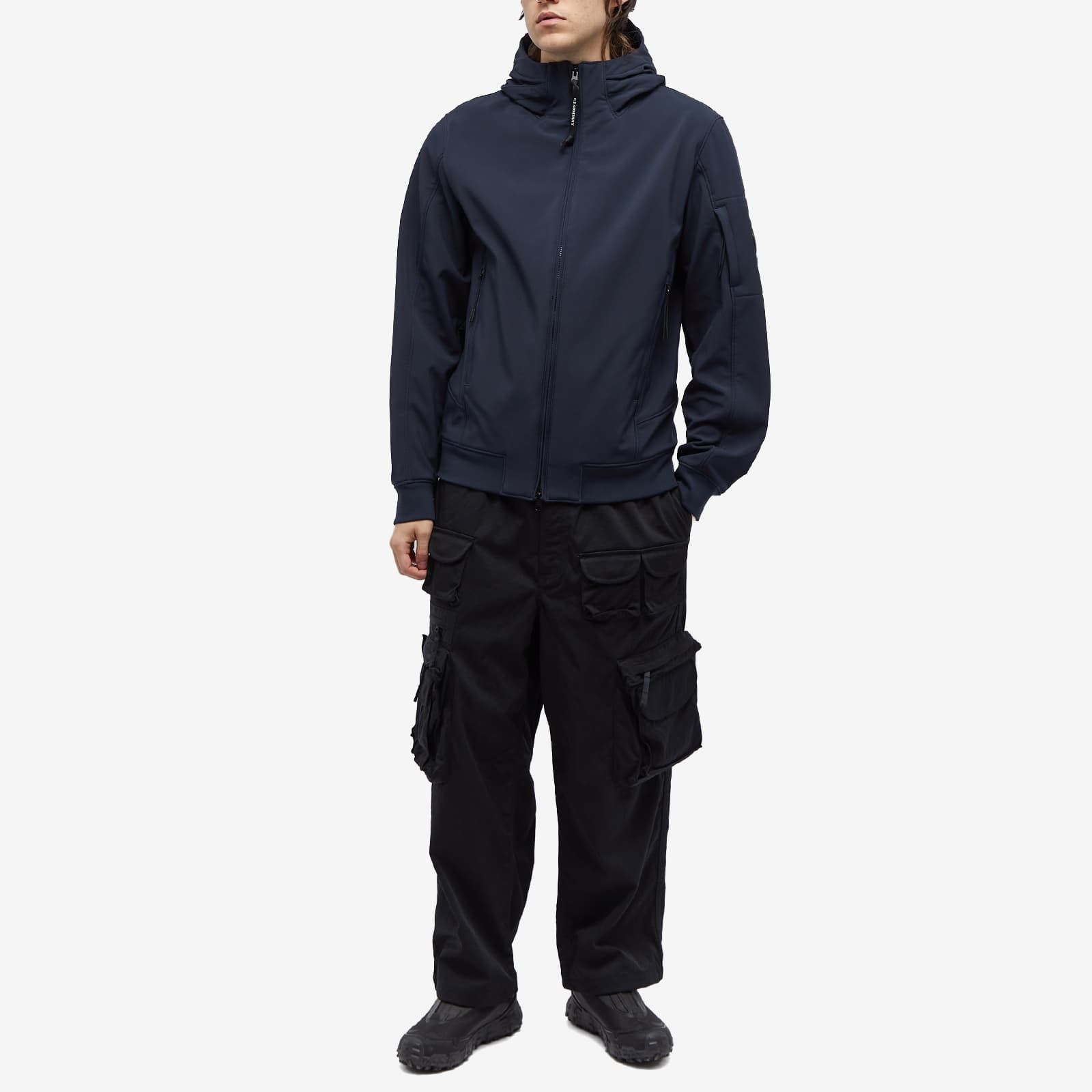 C.P. Company Shell-R Detachable Hooded Jacket Total Eclipse | END. (KR)