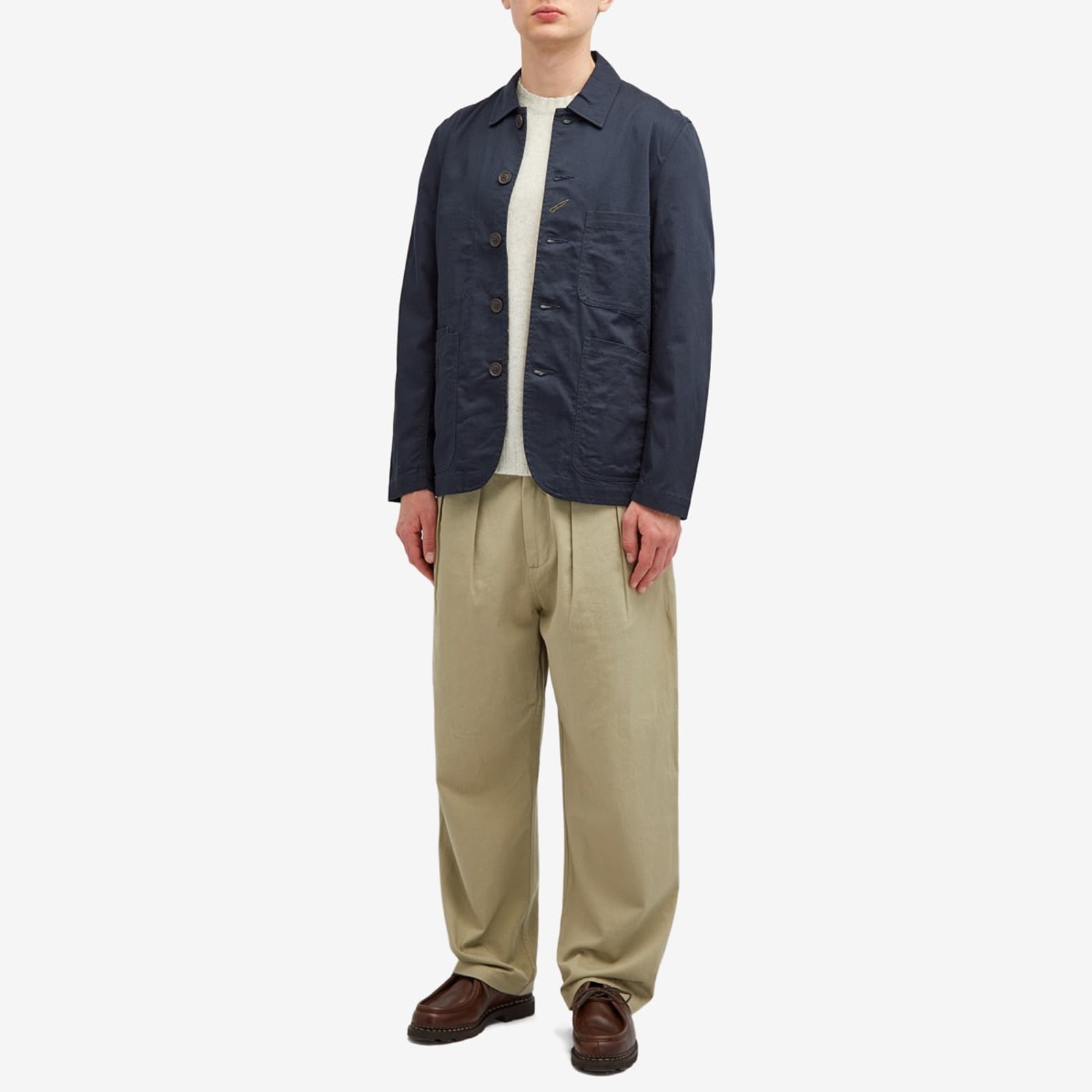 Universal Works Bakers Jacket Navy | END. (US)