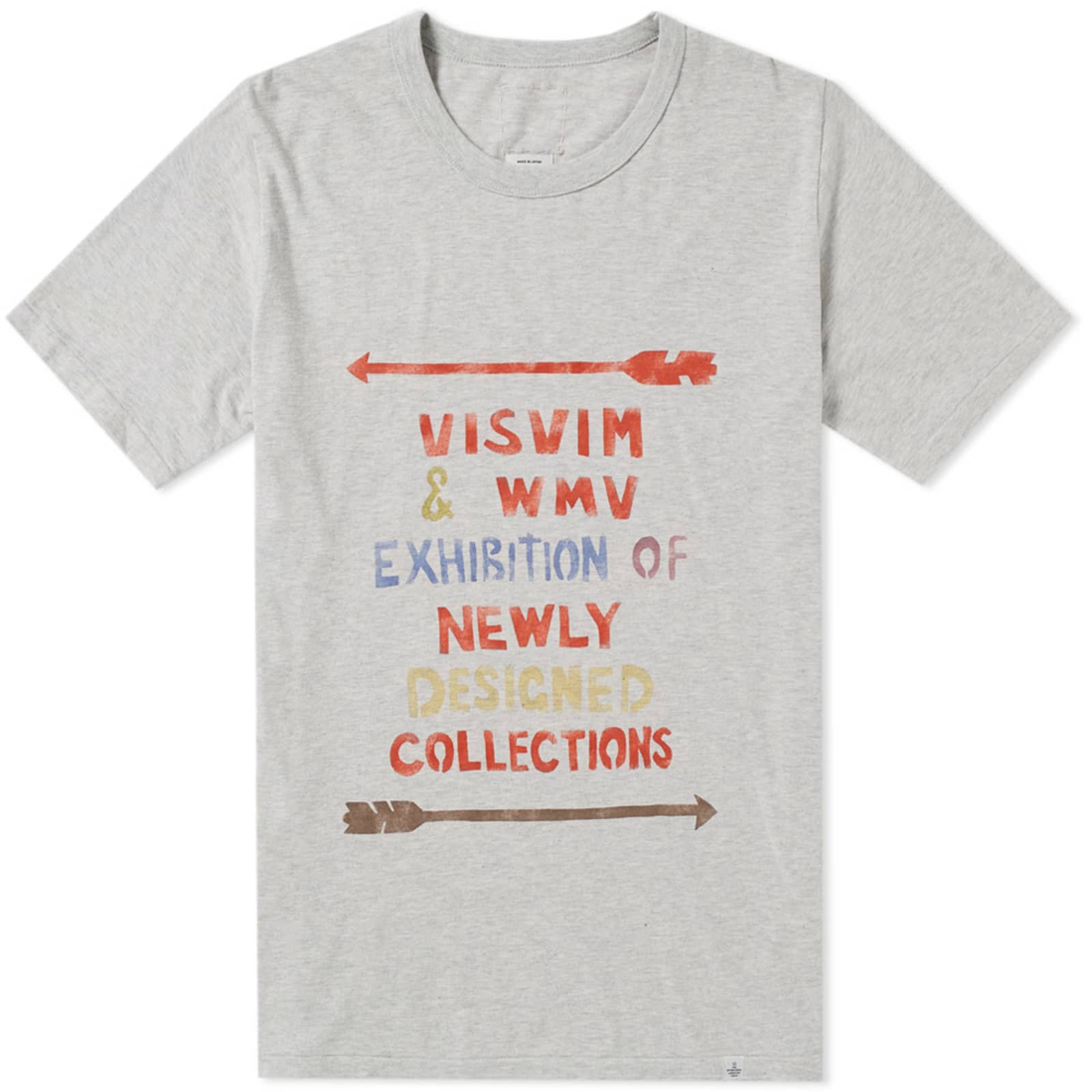 Visvim Vintage Stencil Tee Grey | END. (GB)