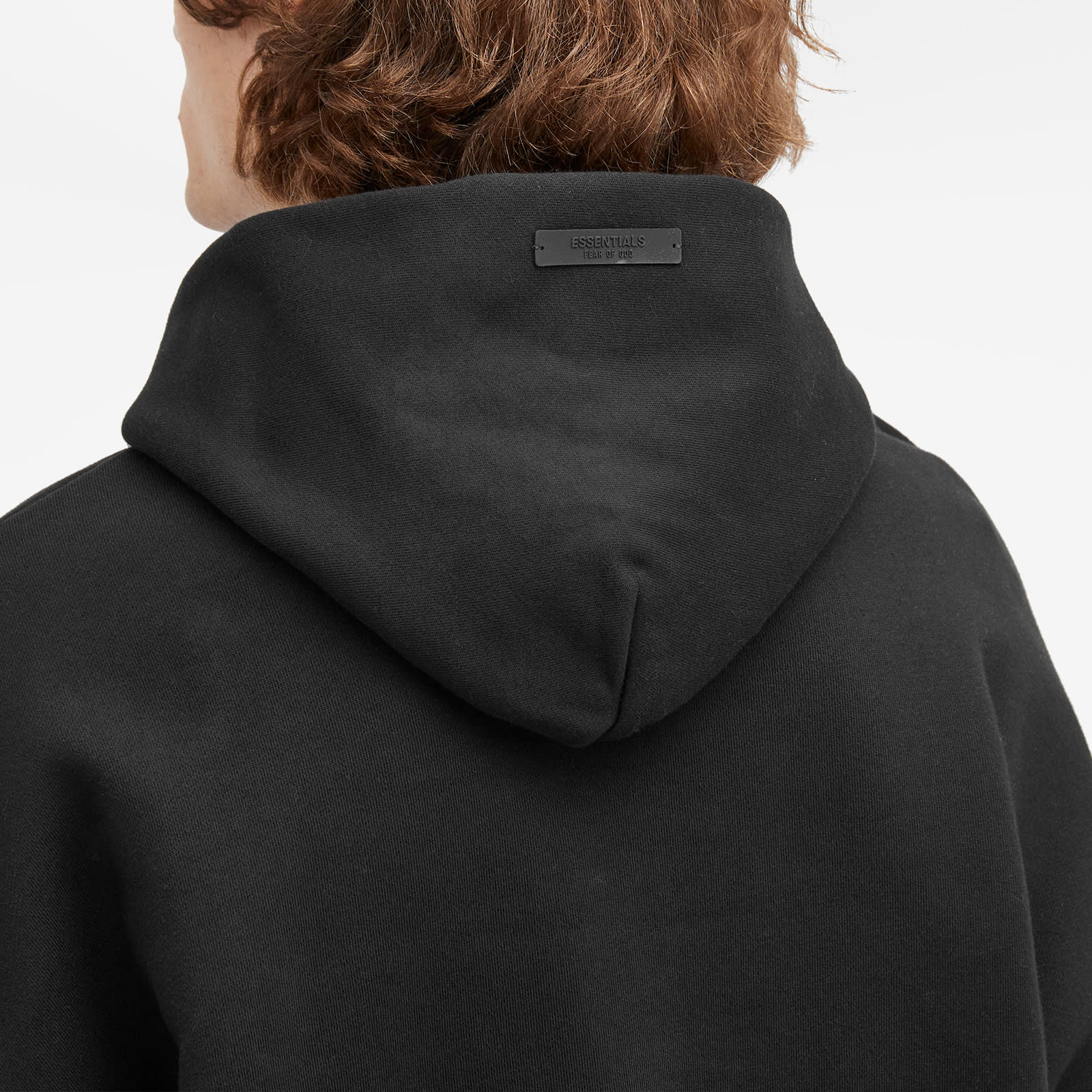 Fear of God ESSENTIALS Fleece Hoodie Black | END. (HK)