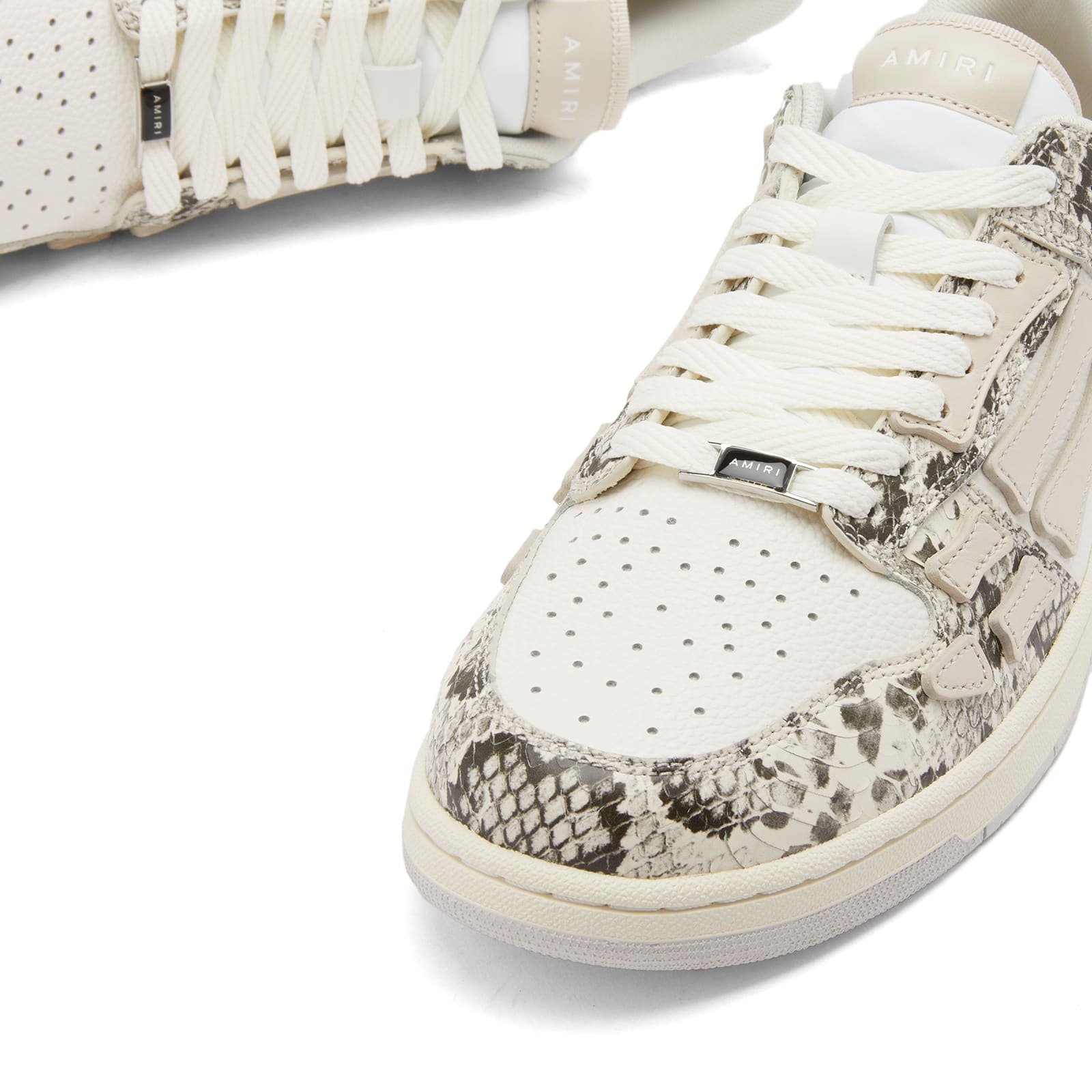 AMIRI Snake Skel Top Low Sneaker Alabaster | END. (JP)