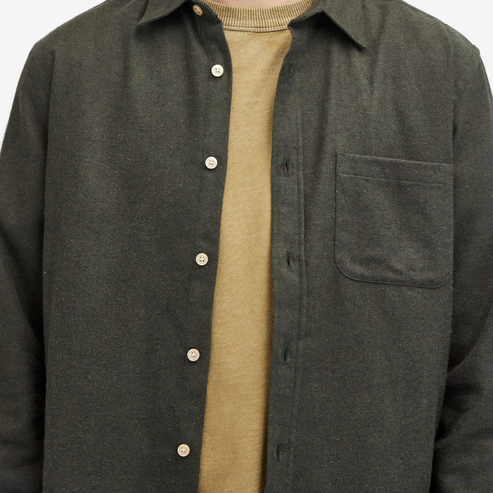 Portuguese Flannel Teca Flannel Shirt Forest Green | END. (HK)
