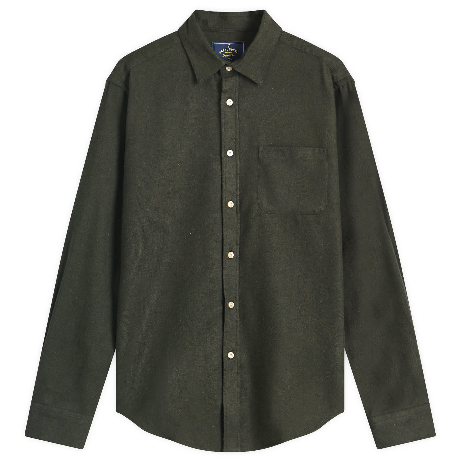 Portuguese Flannel Teca Flannel Shirt Forest Green | END. (KR)