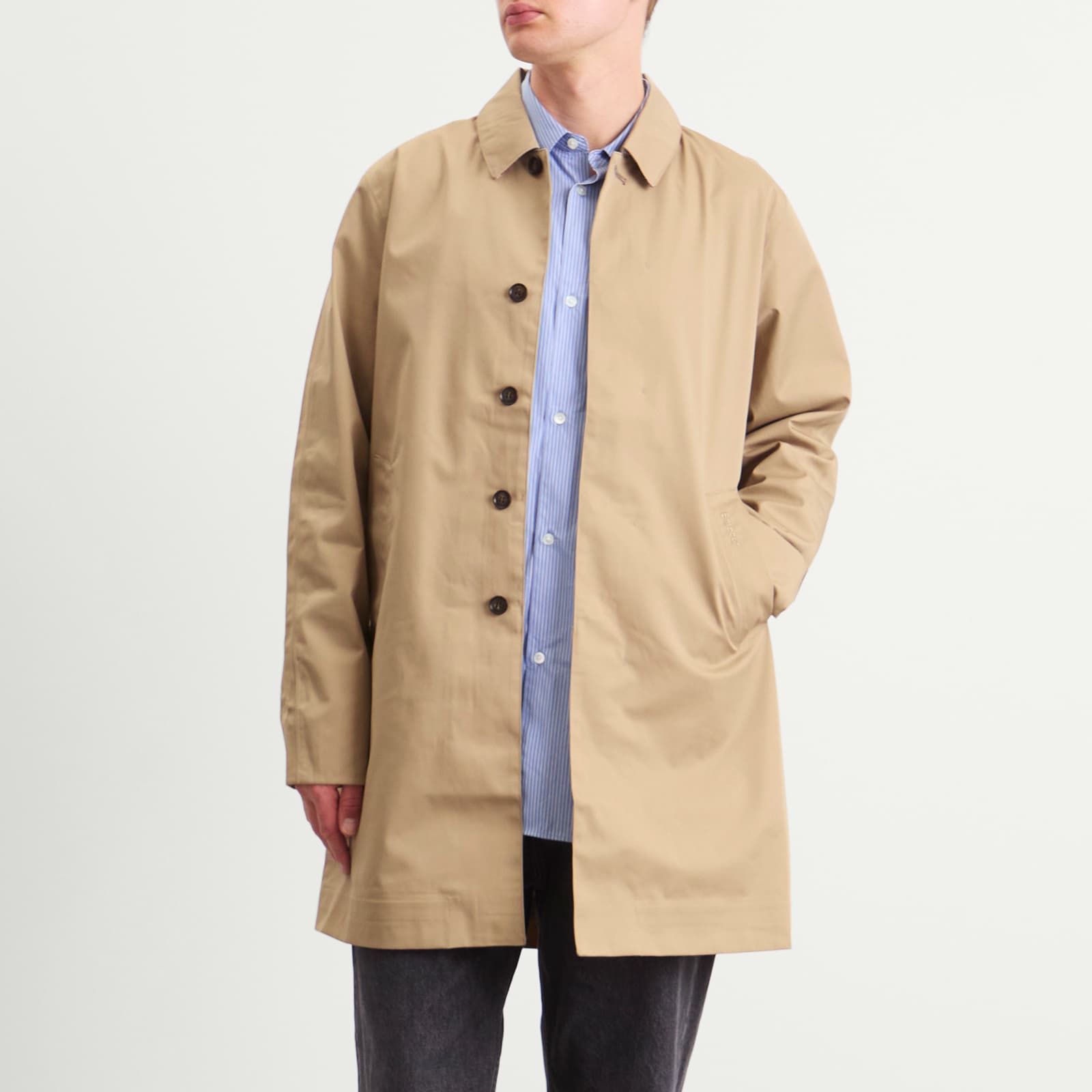 Barbour Barbour Lorden Waterproof Mac Washed Stone | END. (GB)