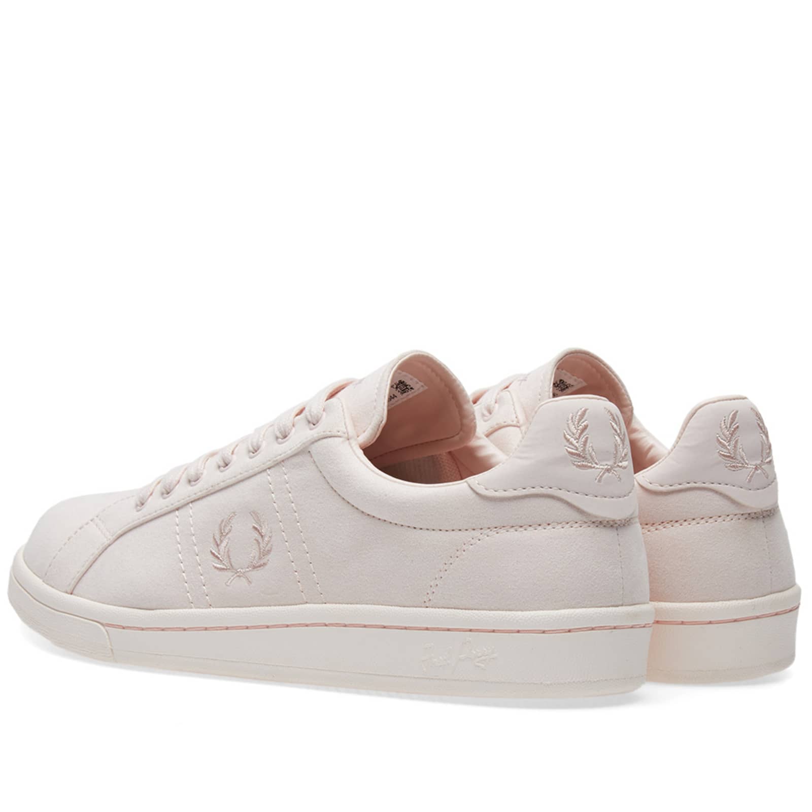 Fred Perry Brushed Cotton Sneaker Soft Pink | END. (TW)