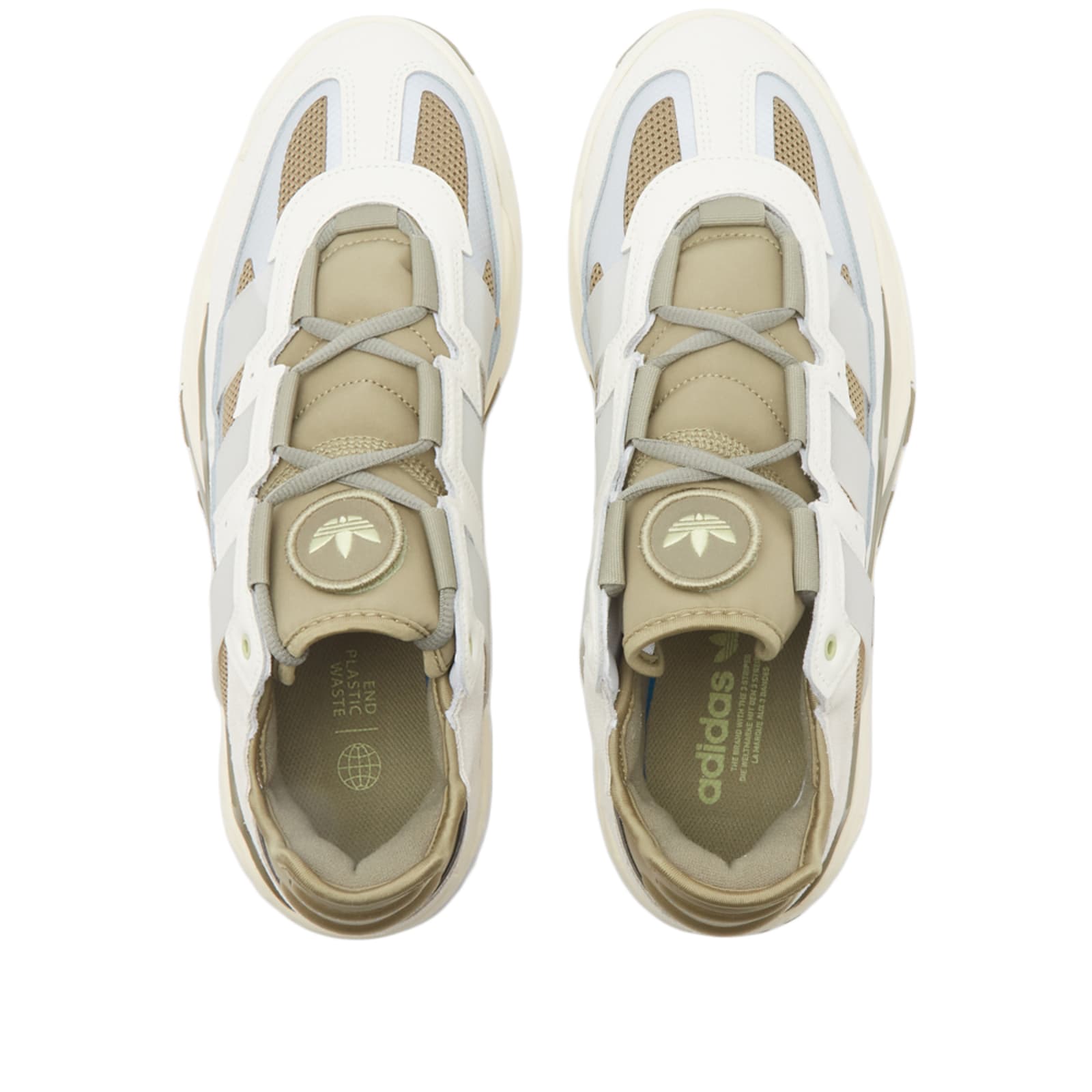 Adidas Niteball Off White, Green & Lime | END. (GB)