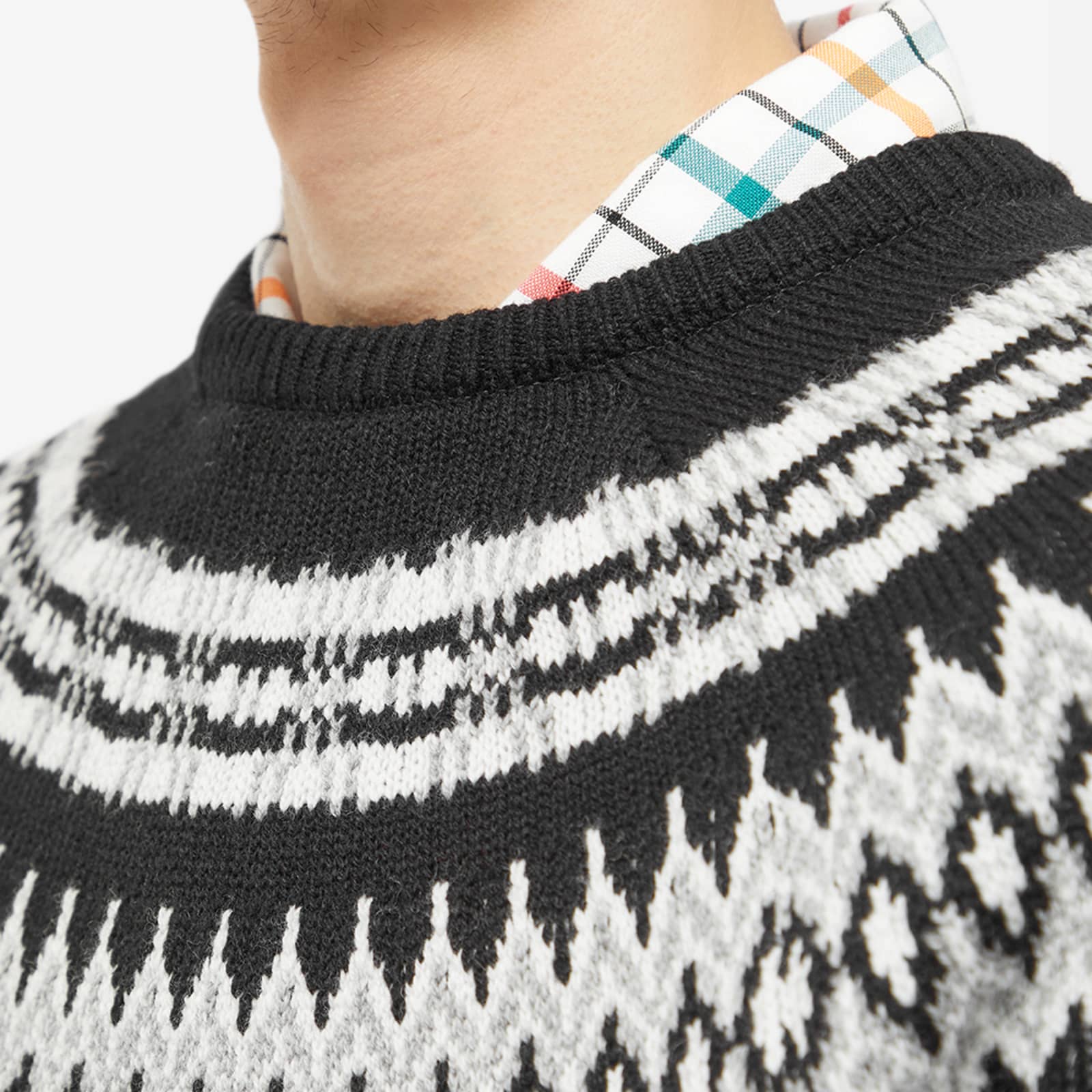 Uniform Experiment Nordic Crew Knit Black | END.
