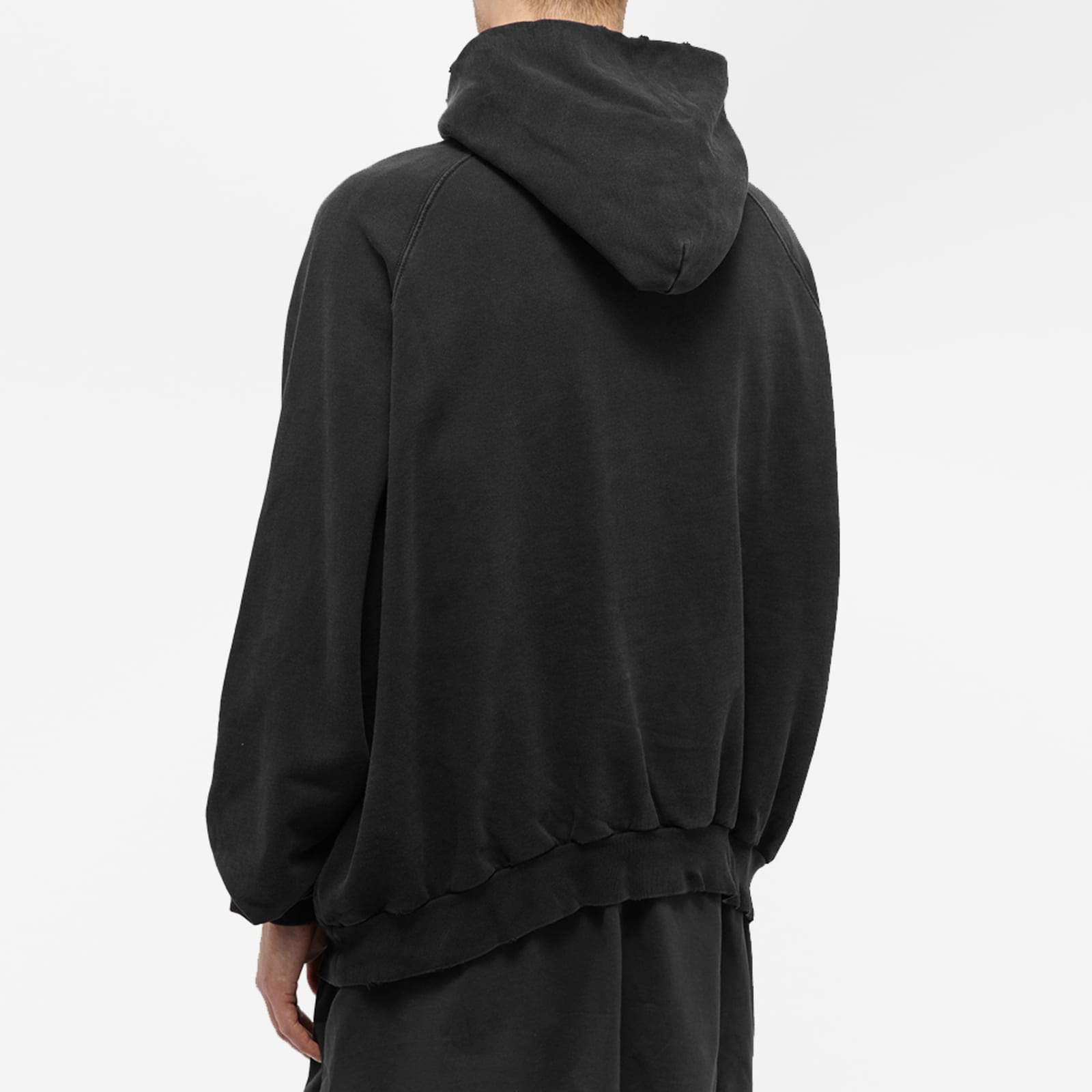 Balenciaga Be Different Popover Hoodie Black And White End Kr 3306