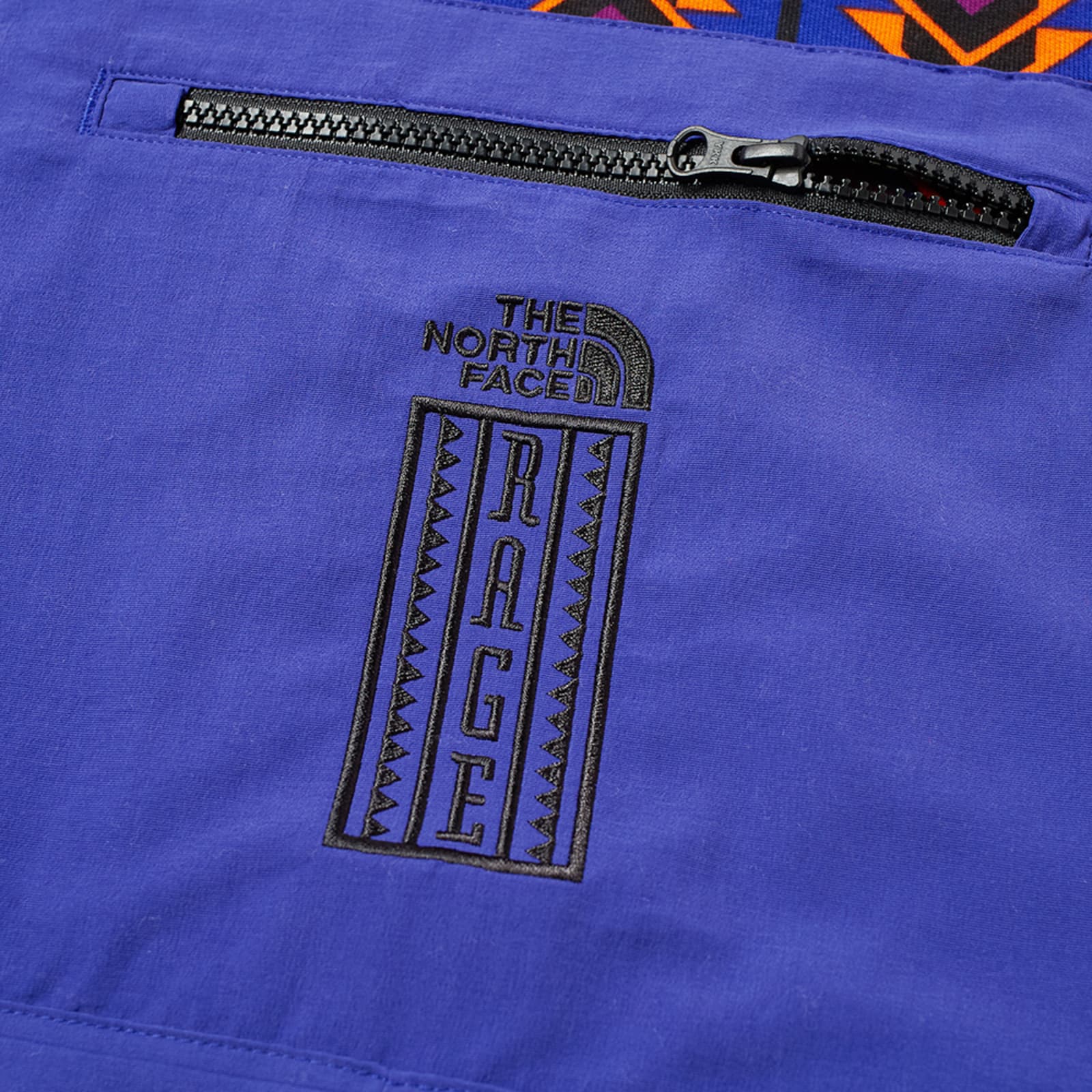 The North Face 92 Rage Fleece Crew Sweat Aztec Blue Rage Print | END. (US)