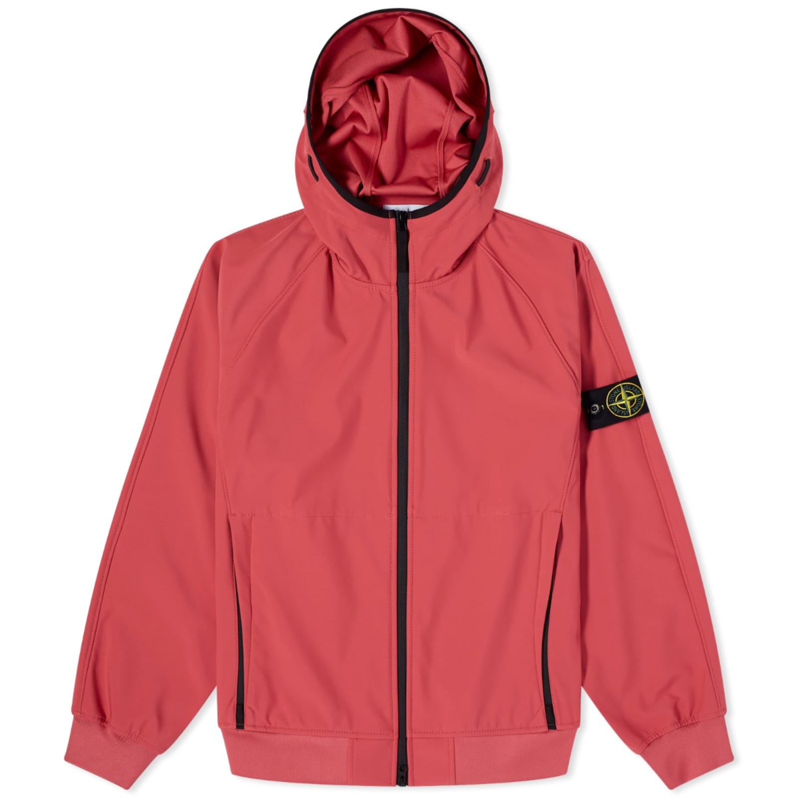 Stone Island Light Soft Shell-R Hooded Jacket Fucsia | END. (GB)