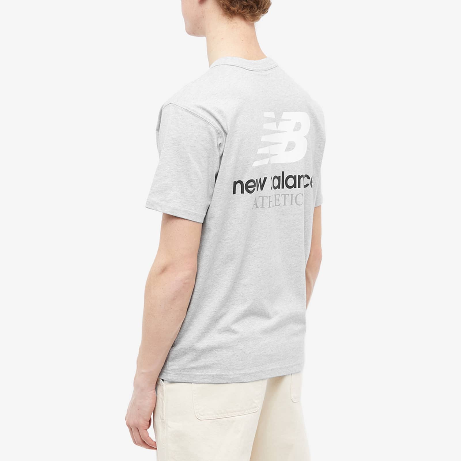 New Balance NB Athletics Graphic T-Shirt Athletic Grey | END. (US)