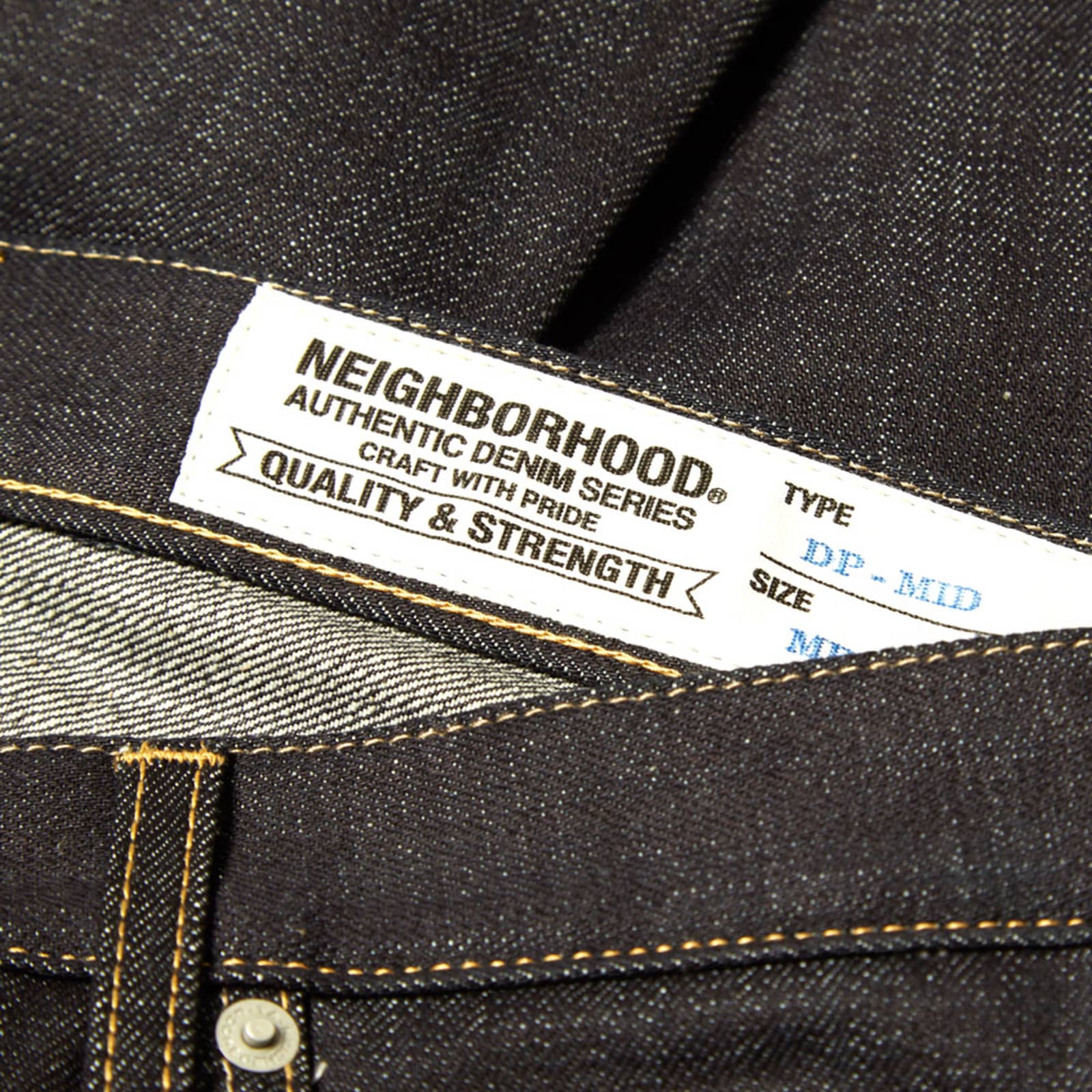 Neighborhood Rigid Deep Mid Jean Indigo | END.