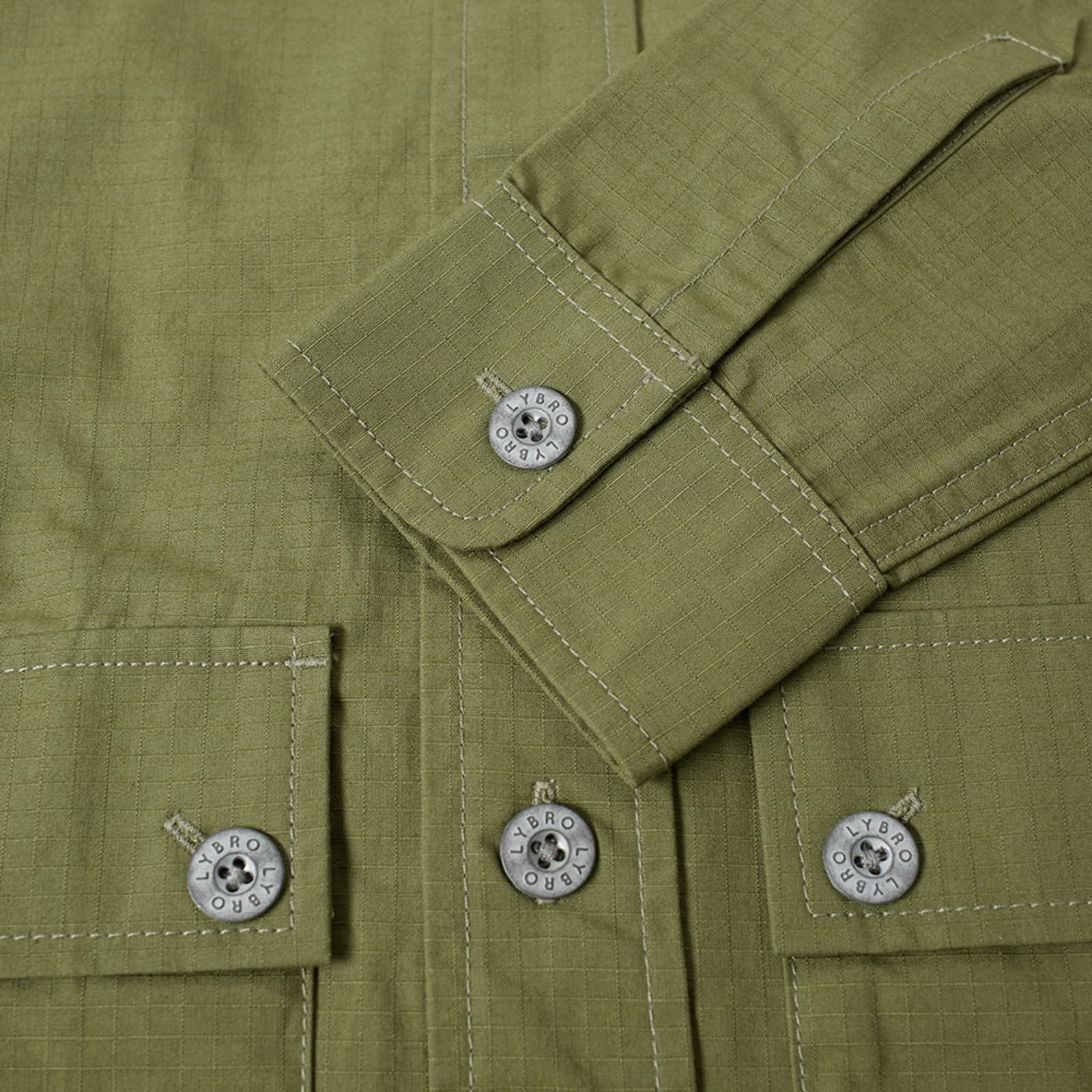 Nigel Cabourn Lybro Mountain Division Shirt Jacket Army | END. (US)