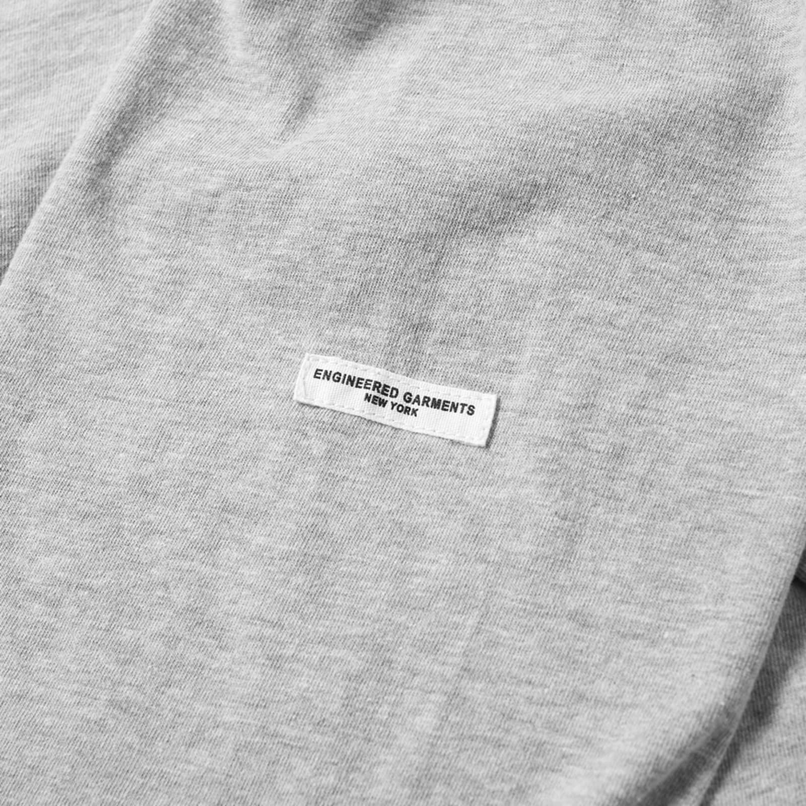 Engineered Garments Long Sleeve Bask Pocket Tee Heather Grey | END. (US)