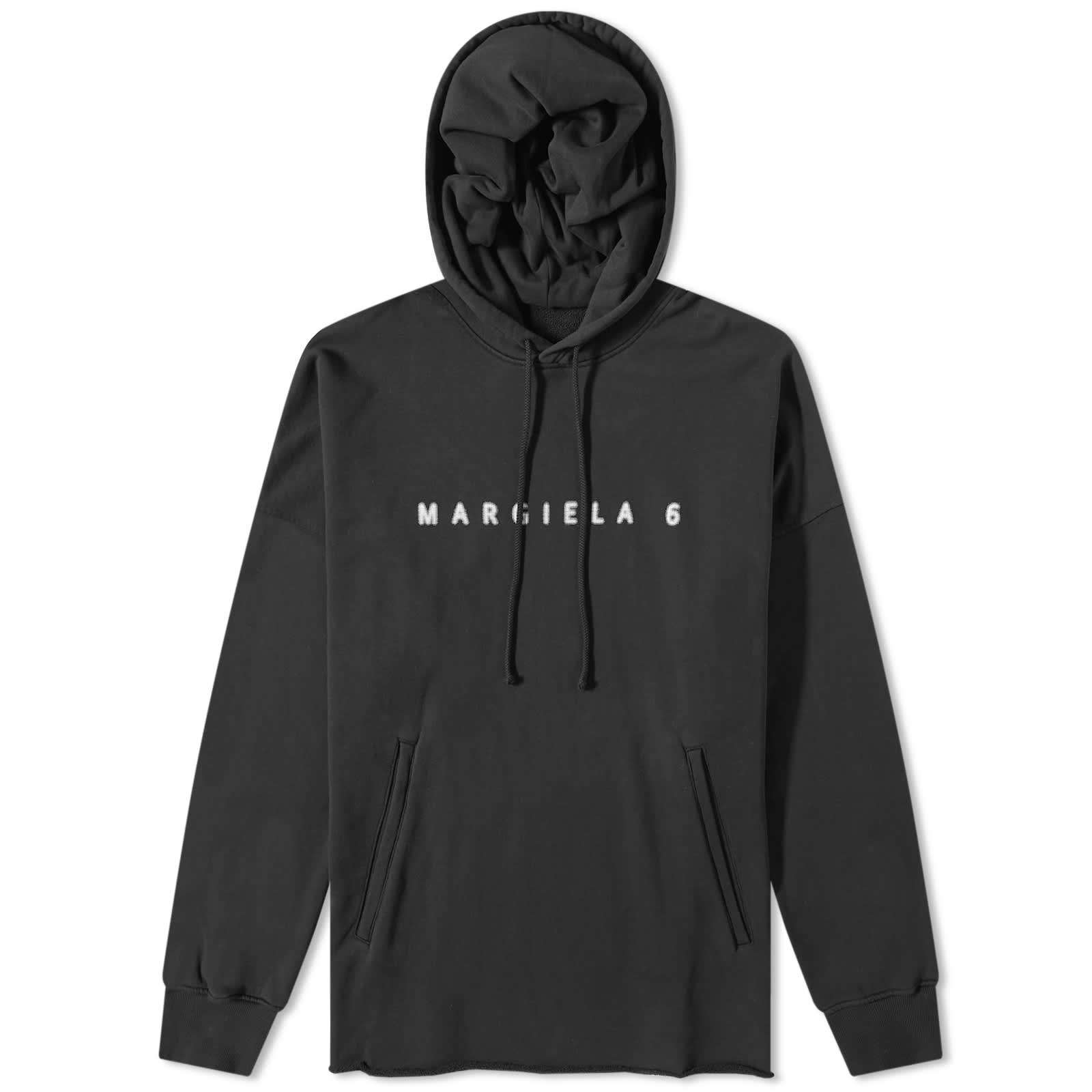 MM6 Maison Margiela Heavyweight Hoodie Black | END. (US)