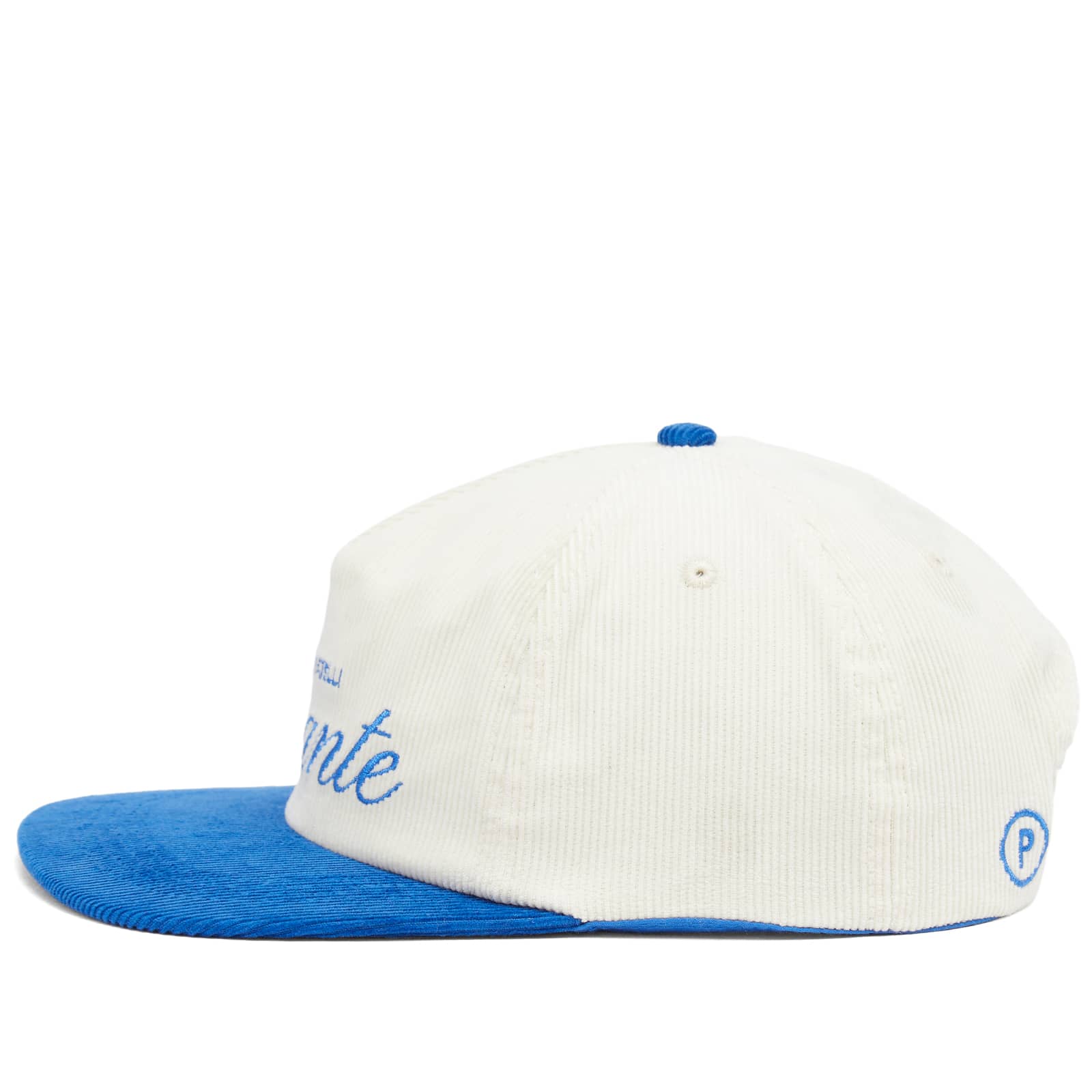 END. x PICANTE Cord Crew Cap Ivory/Royal Blue | END. (GB)