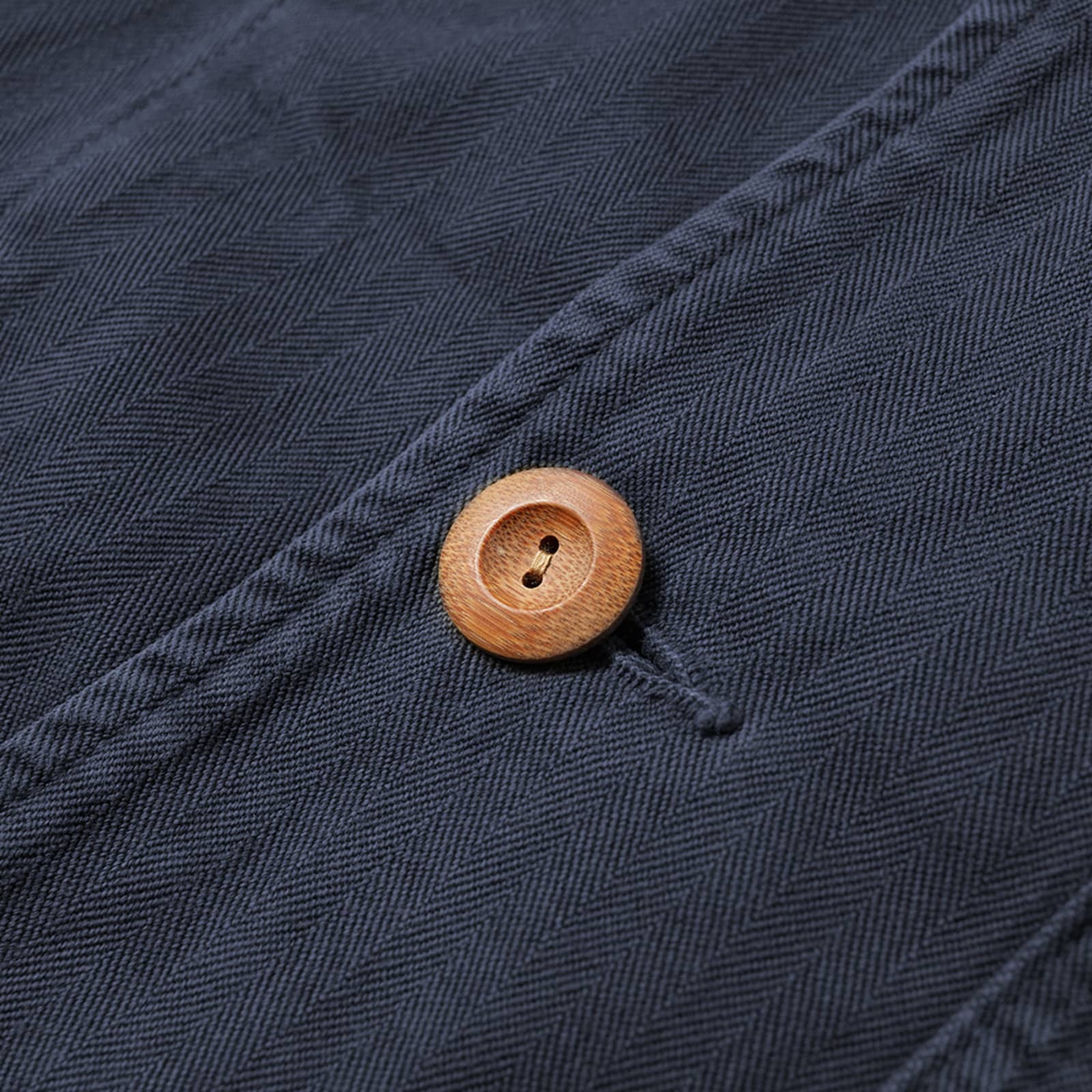 Visvim Benny O.V.N.D. Herringbone Jacket Navy | END. (US)