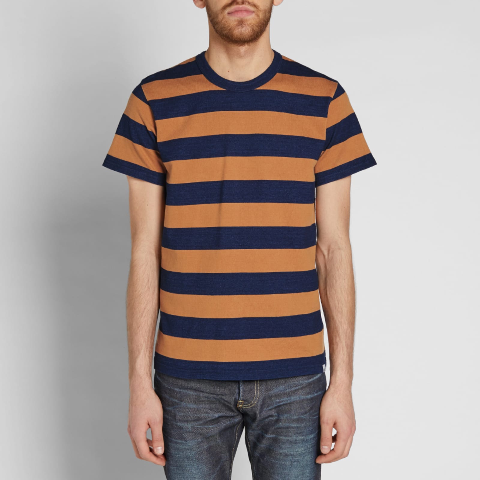 Visvim Wide Border Tee Orange | END. (GB)