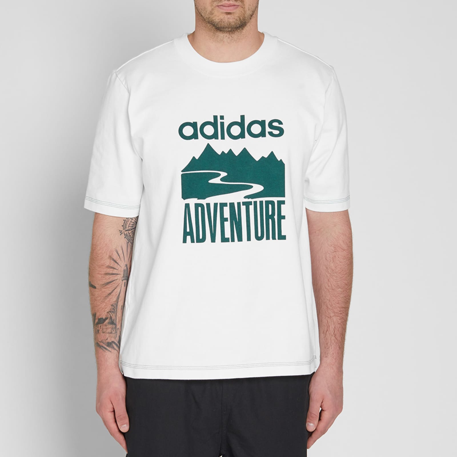 Adidas Adventure Tee White | END.
