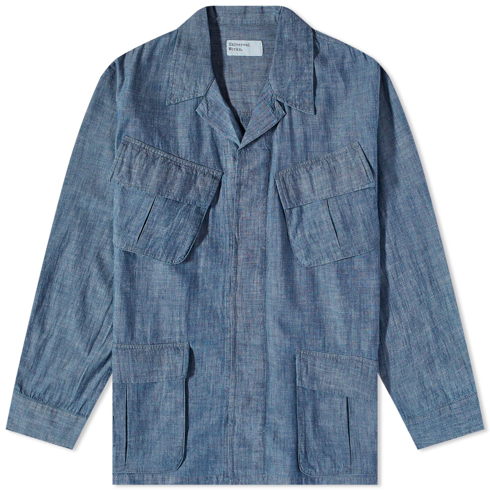 Universal Works Chambray Jungle Jacket Indigo | END. (HK)