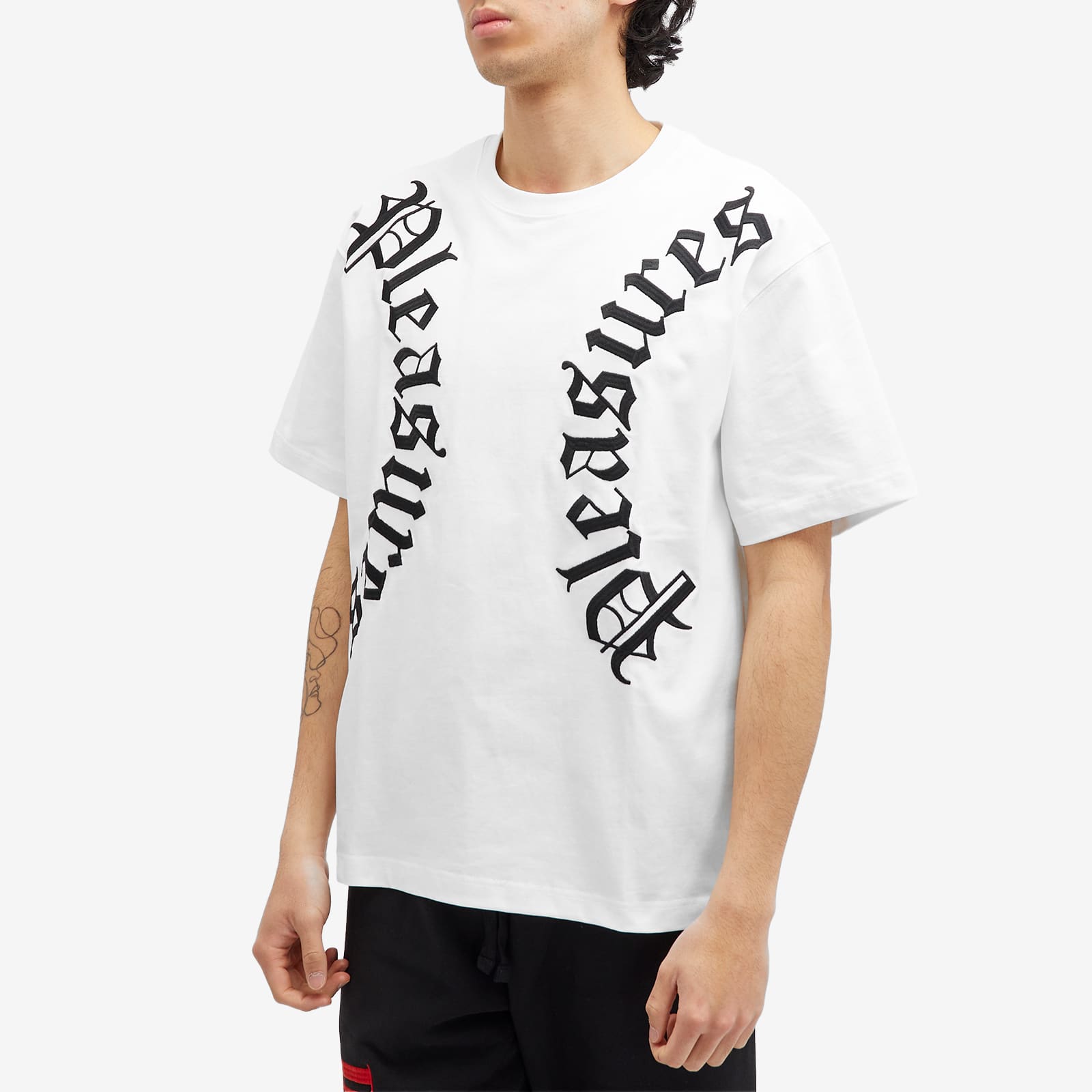 Pleasures Harness Heavyweight T-Shirt White | END. (TW)