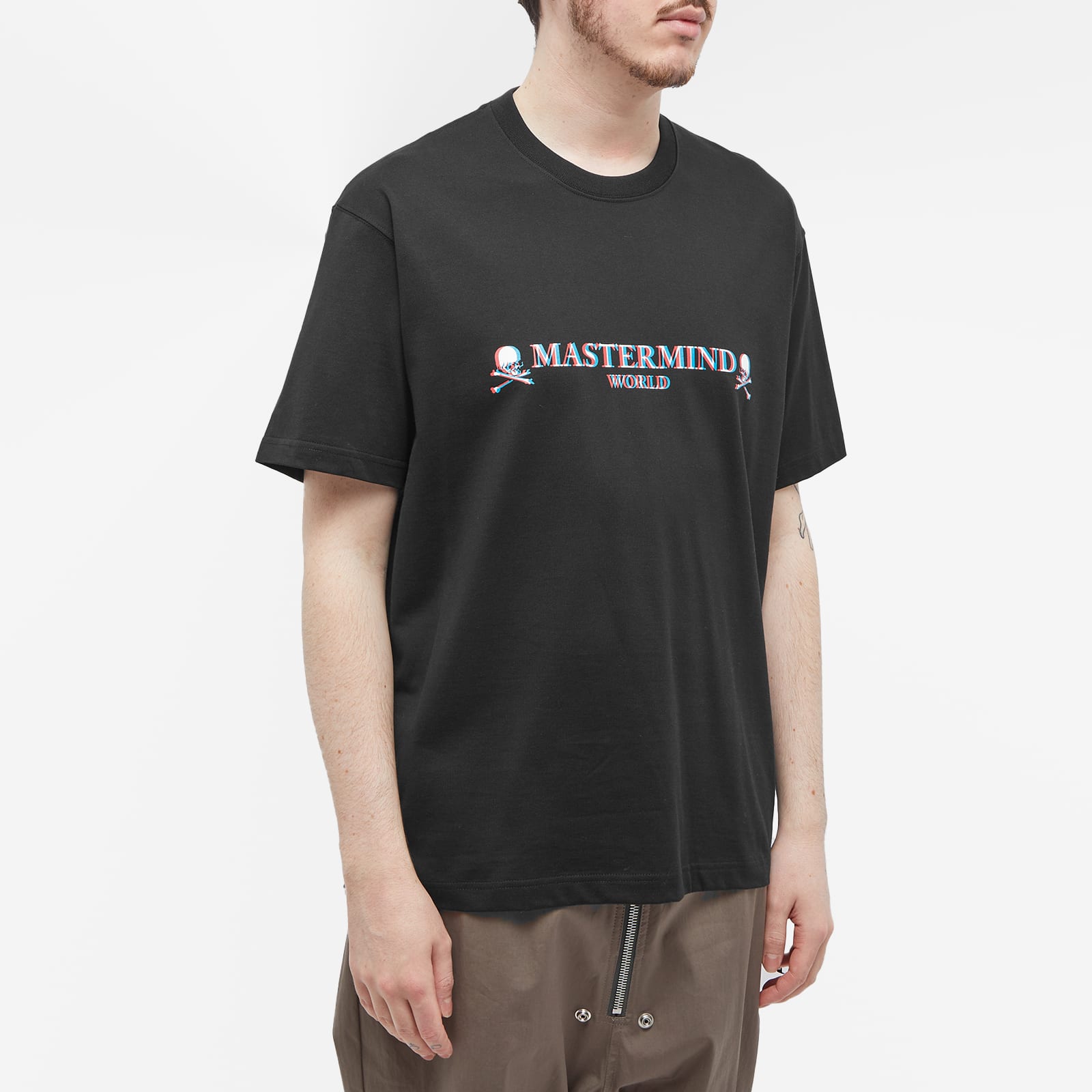 MASTERMIND WORLD 3D Logo T-Shirt Black | END. (GB)
