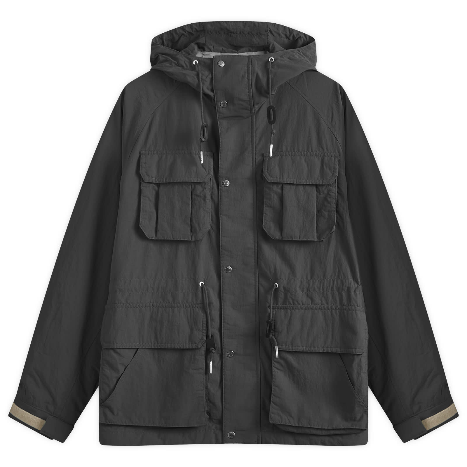 Uniform Bridge Pocket Mountain Parka Jacket Black | END. (US)