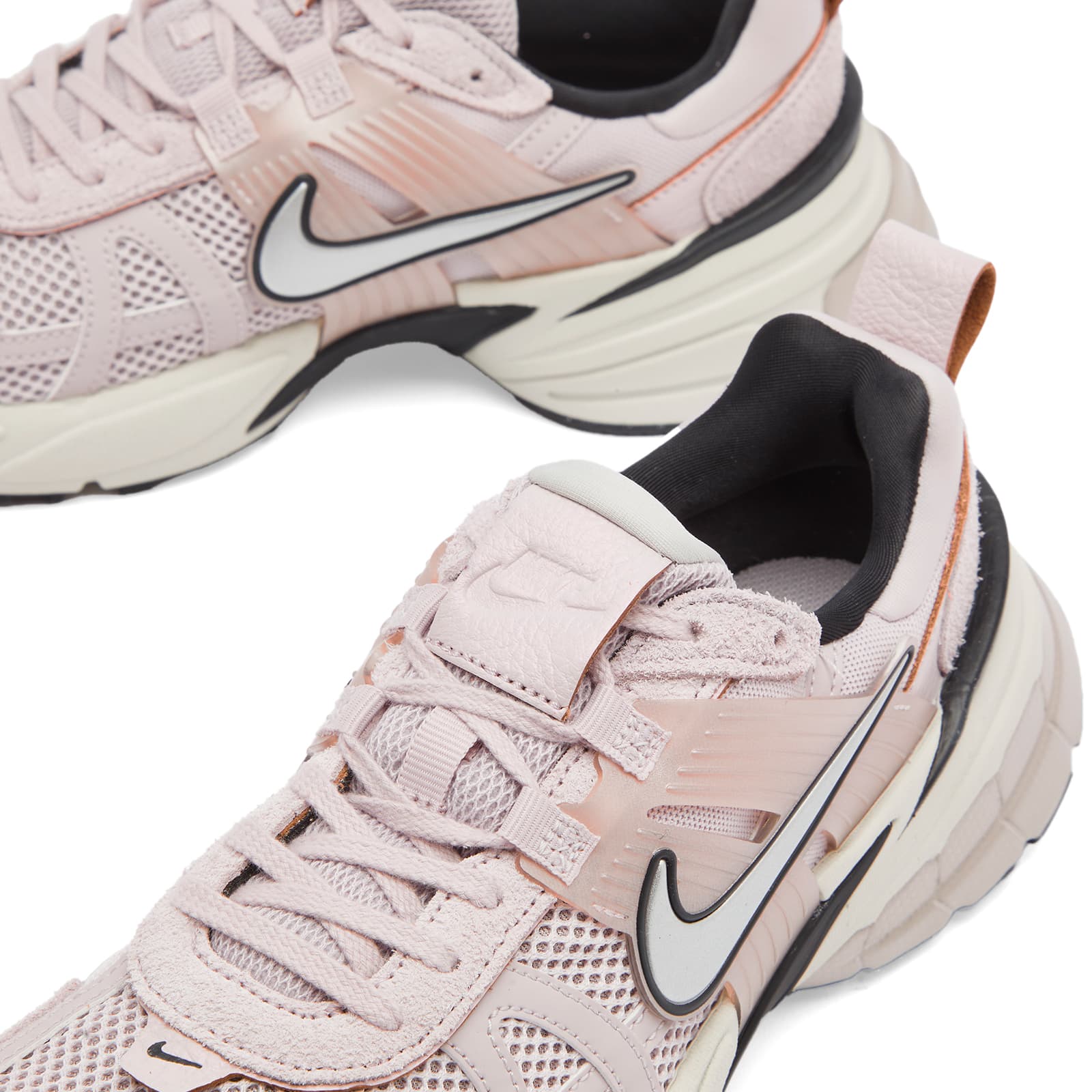 Nike W V2K Run Violet, Bone & Black | END. (US)