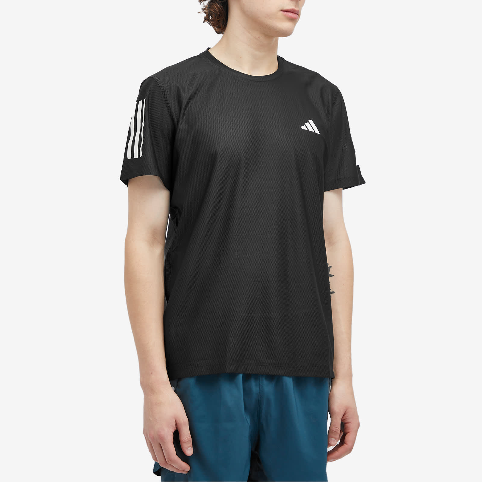 Adidas Own The Run Basic T-Shirt Black | END. (US)