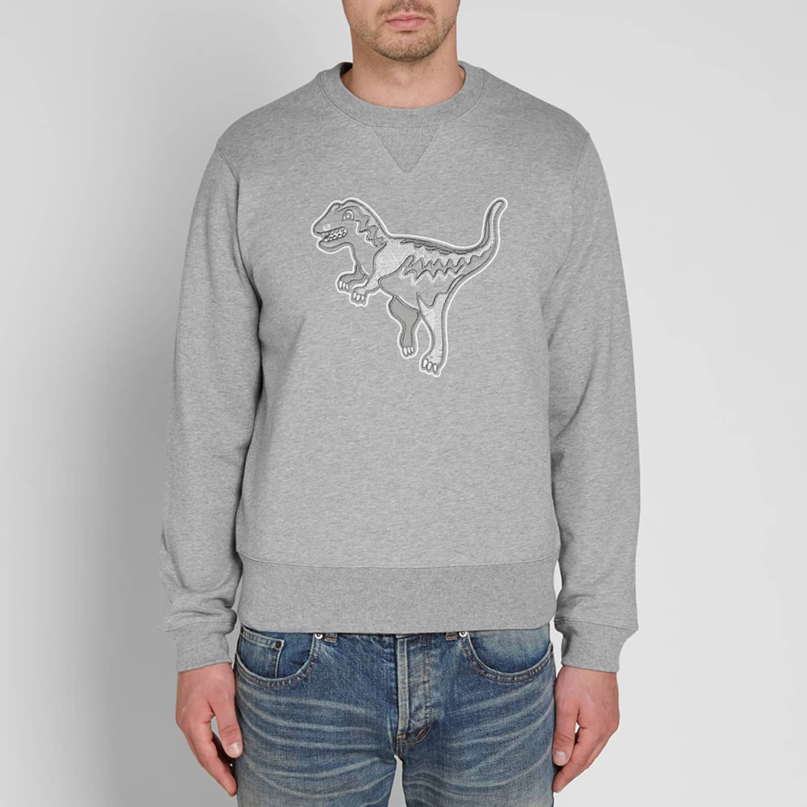 Coach Rexy Crew Sweat Heather Grey | END.